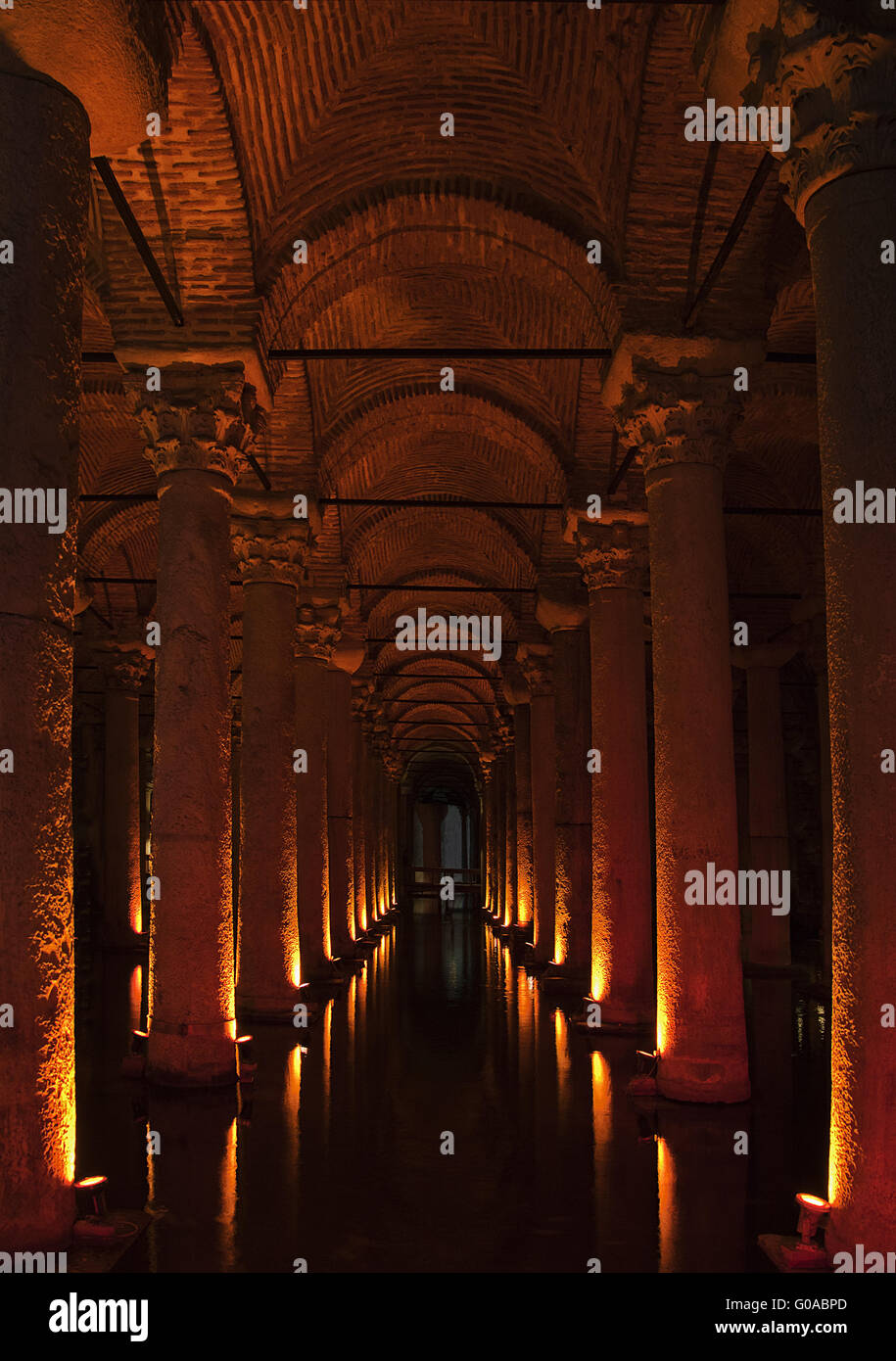 Ancient underground basilica cistern for water storage Stock Photo - Alamy