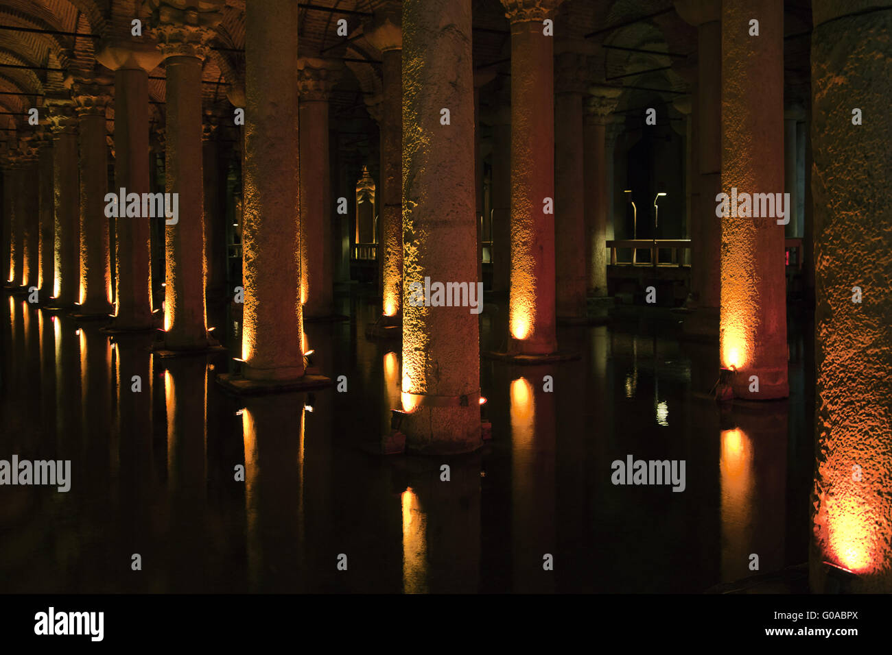 Ancient underground basilica cistern for water storage Stock Photo - Alamy