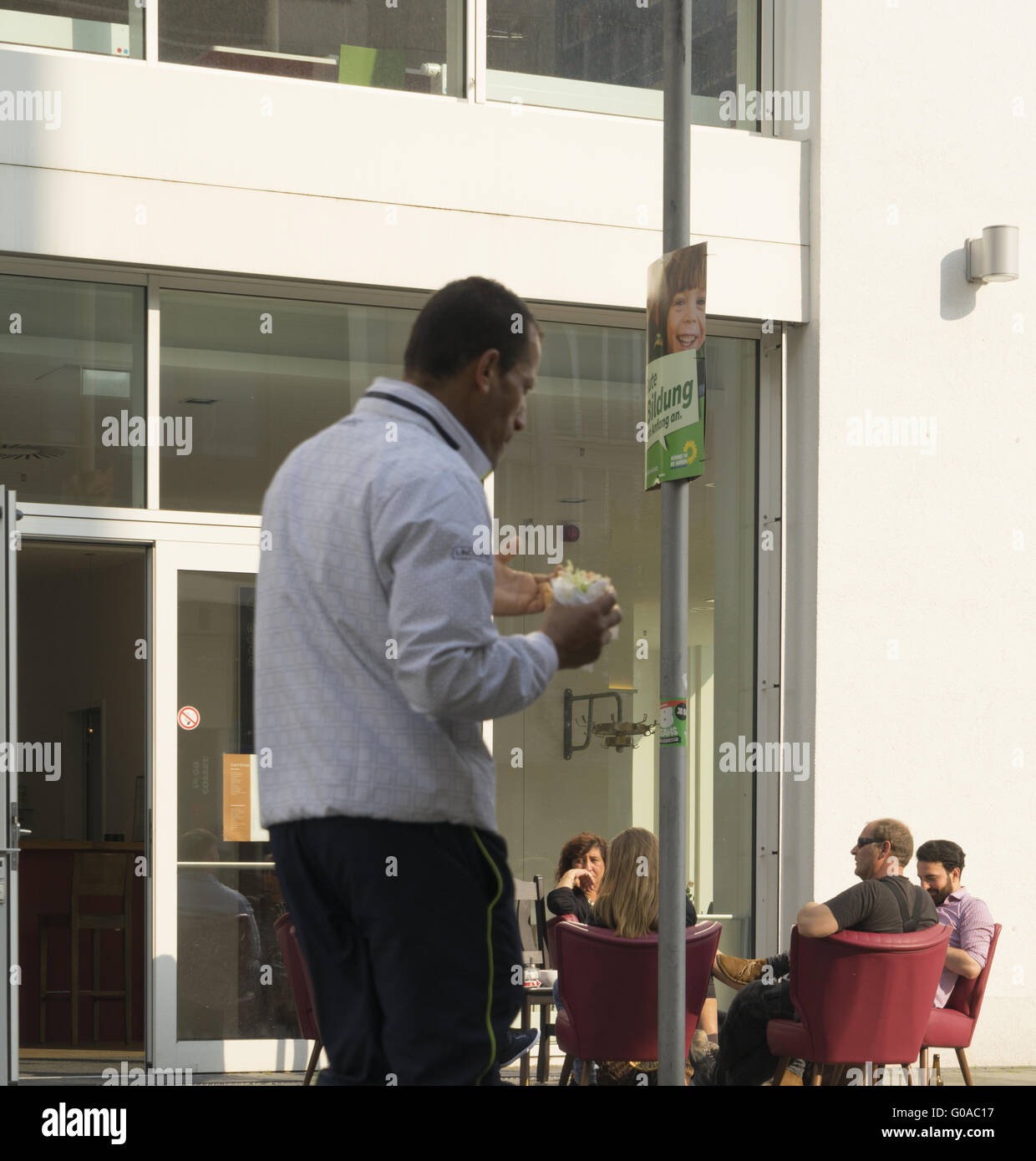 man with Kebab Stock Photo - Alamy