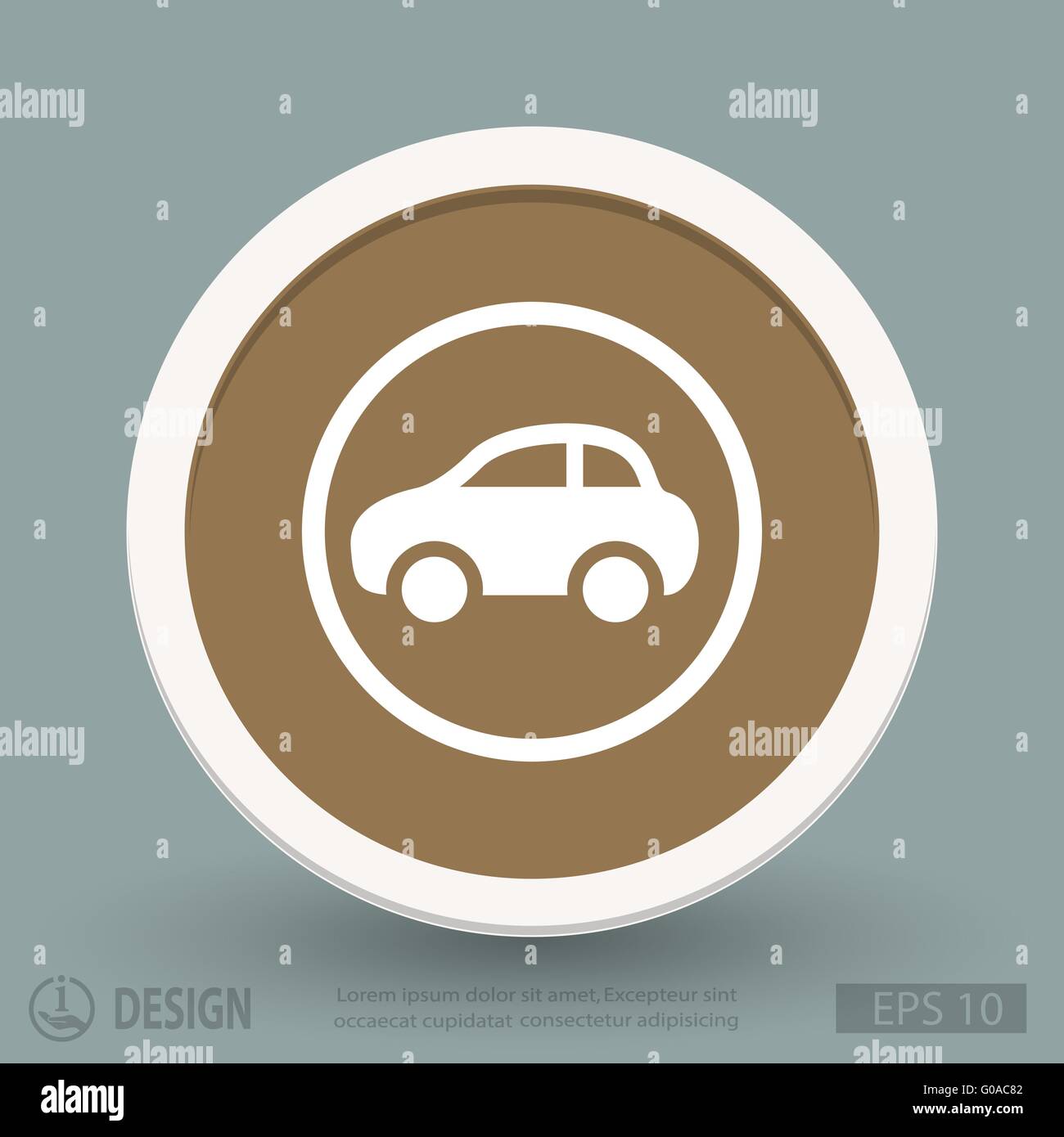 Pictograph of car Stock Vector Image & Art - Alamy