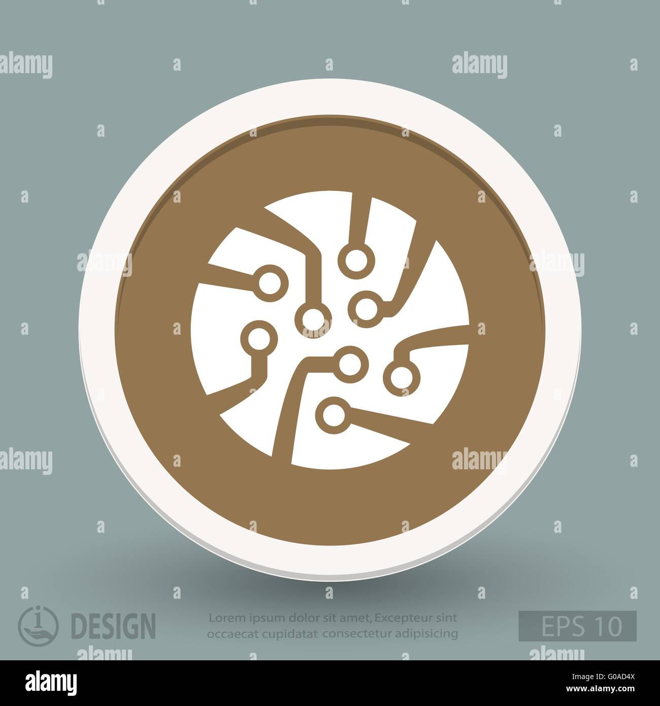 Pictograph of circuit board Stock Vector Image & Art - Alamy