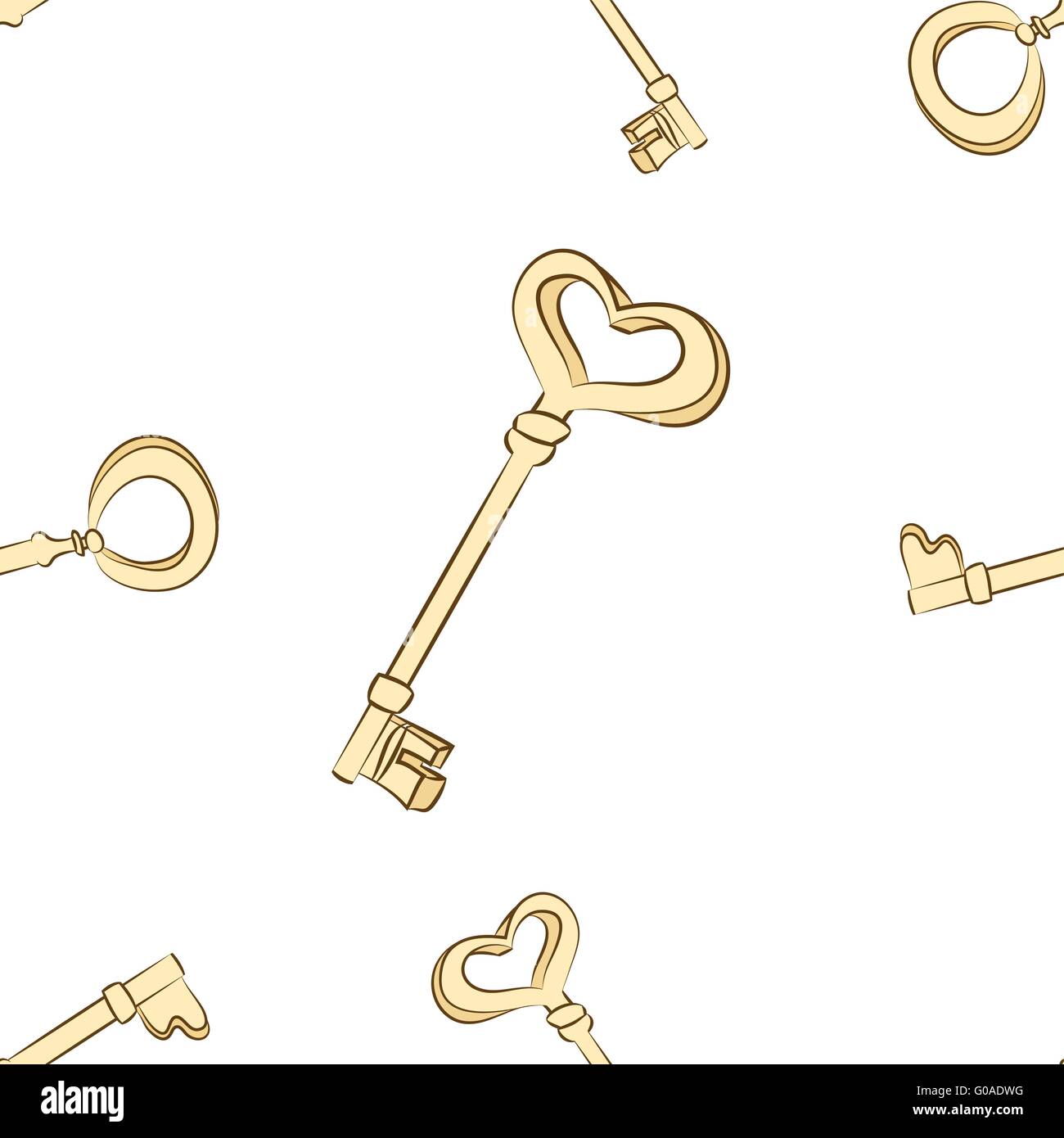 Seamless keys pattern Stock Vector Image & Art - Alamy