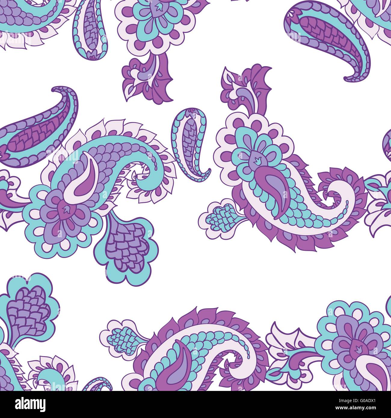 Seamless paisley pattern Stock Vector Image & Art - Alamy