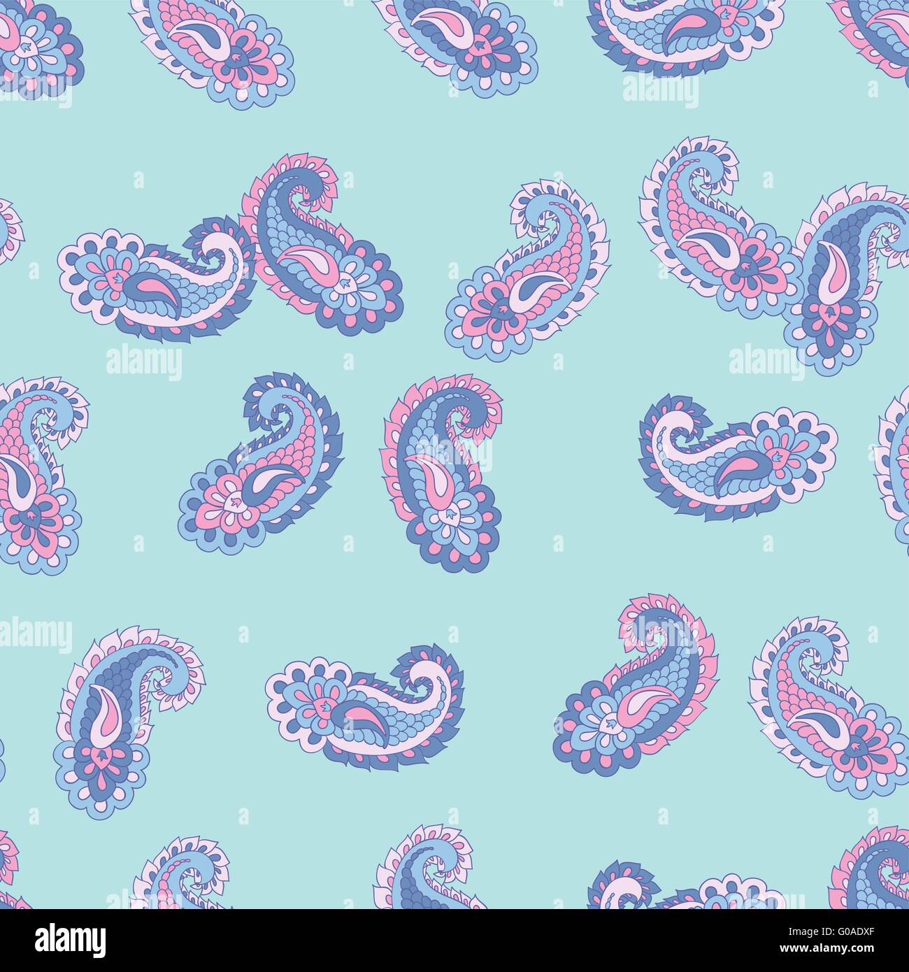 Seamless paisley pattern Stock Vector Image & Art - Alamy