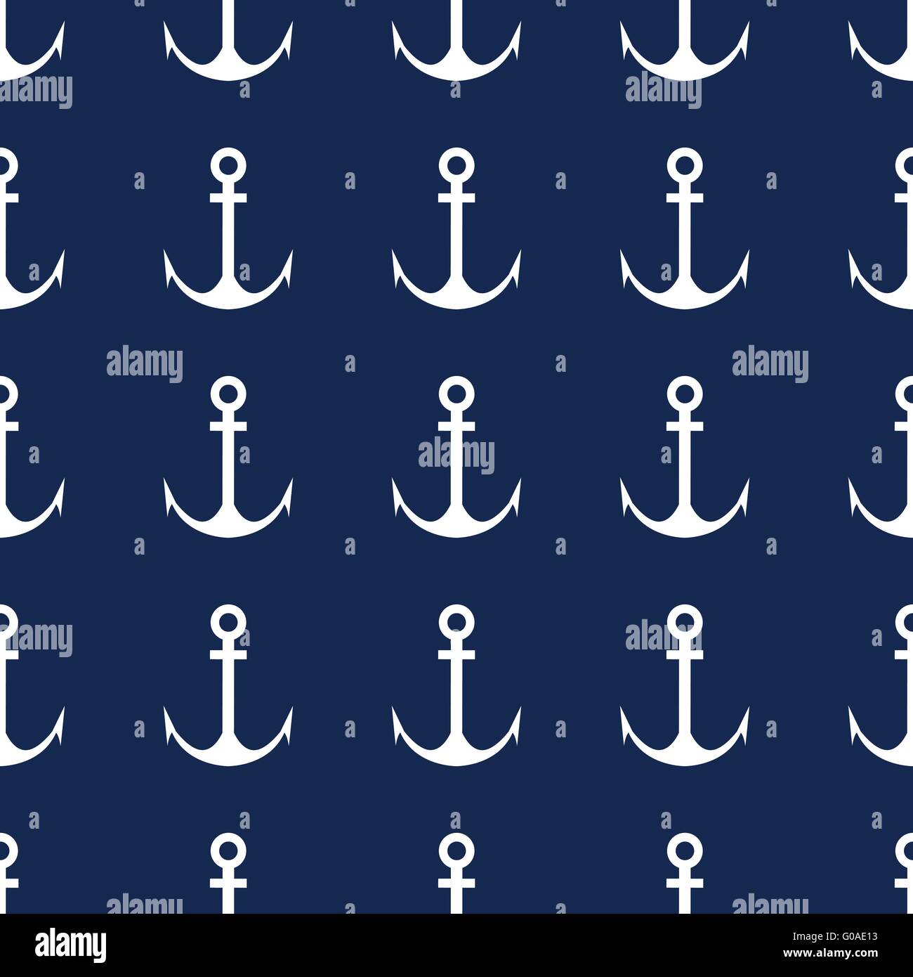 Vector anchor seamless pattern Stock Vector Image & Art - Alamy