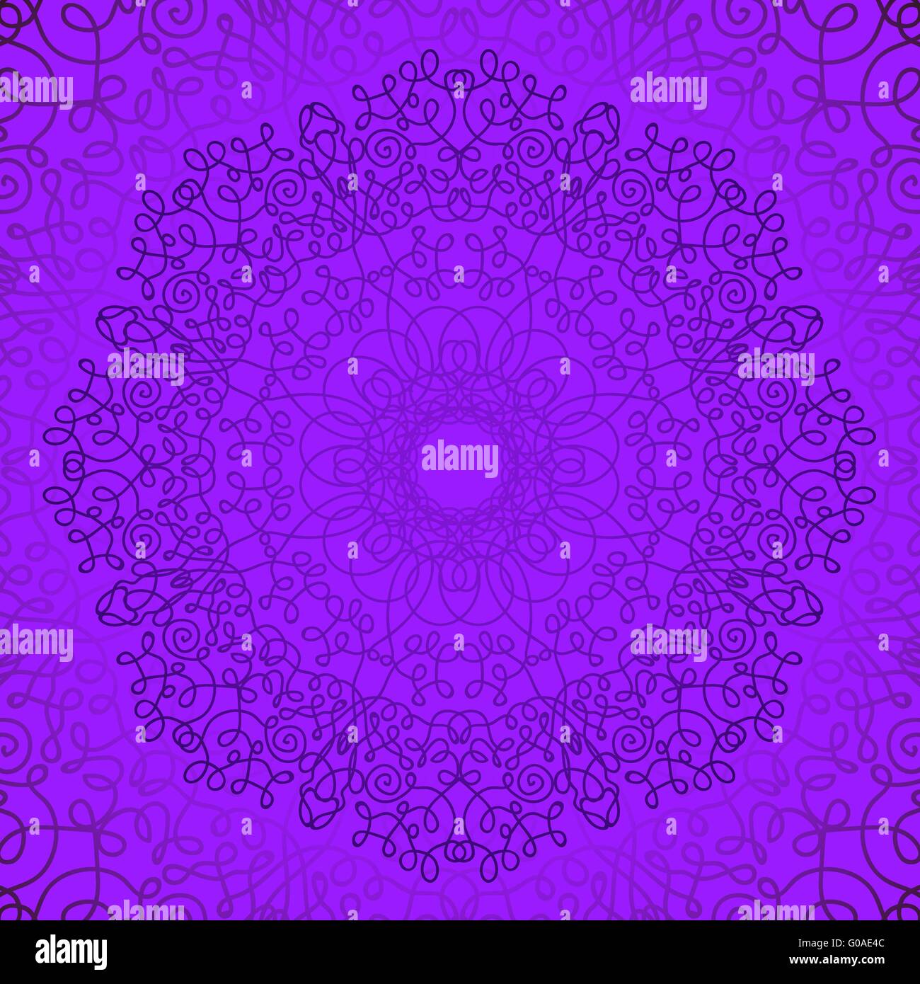 Purple star round flower Stock Vector Images - Alamy