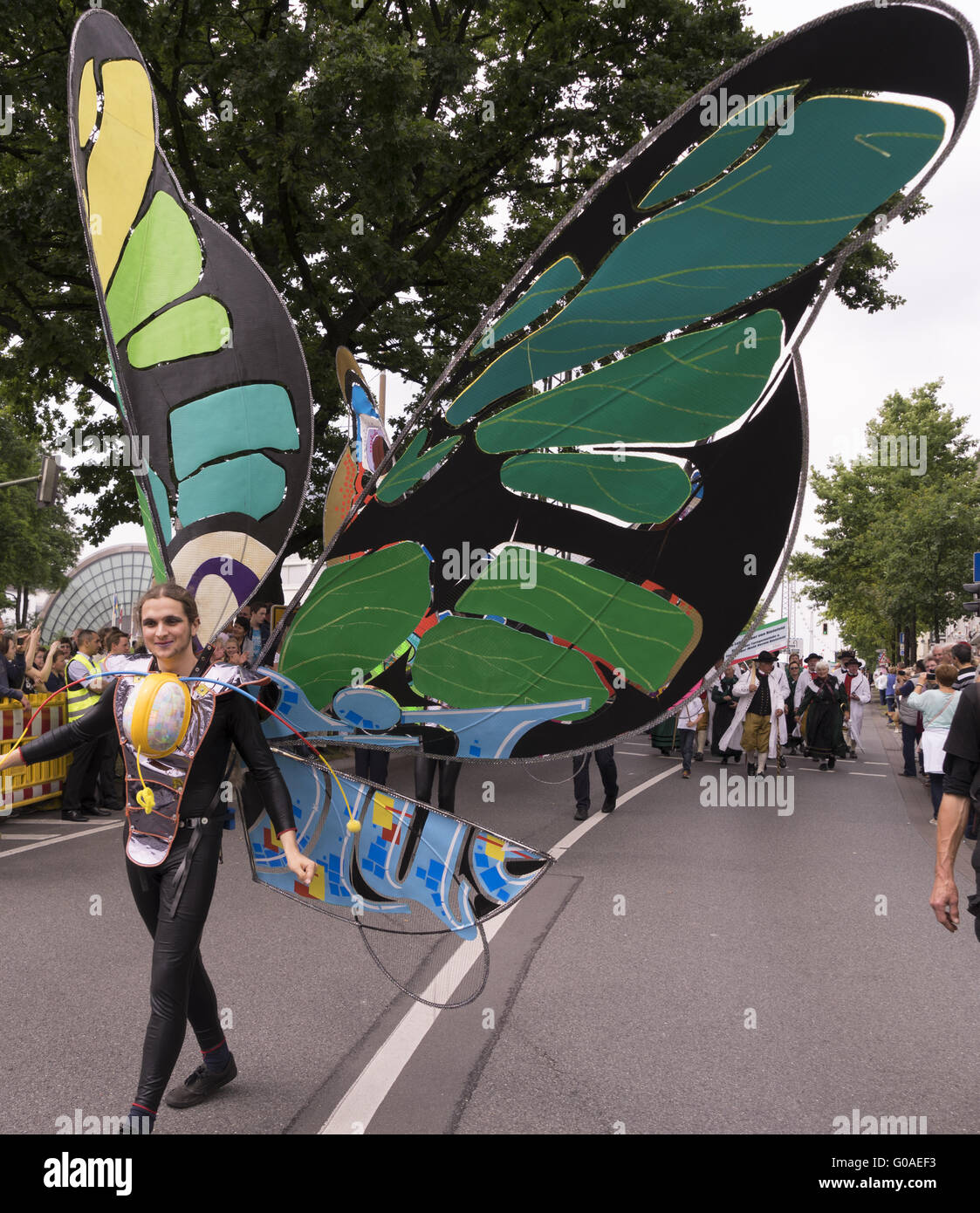 butterfly figure in parade Stock Photo - Alamy