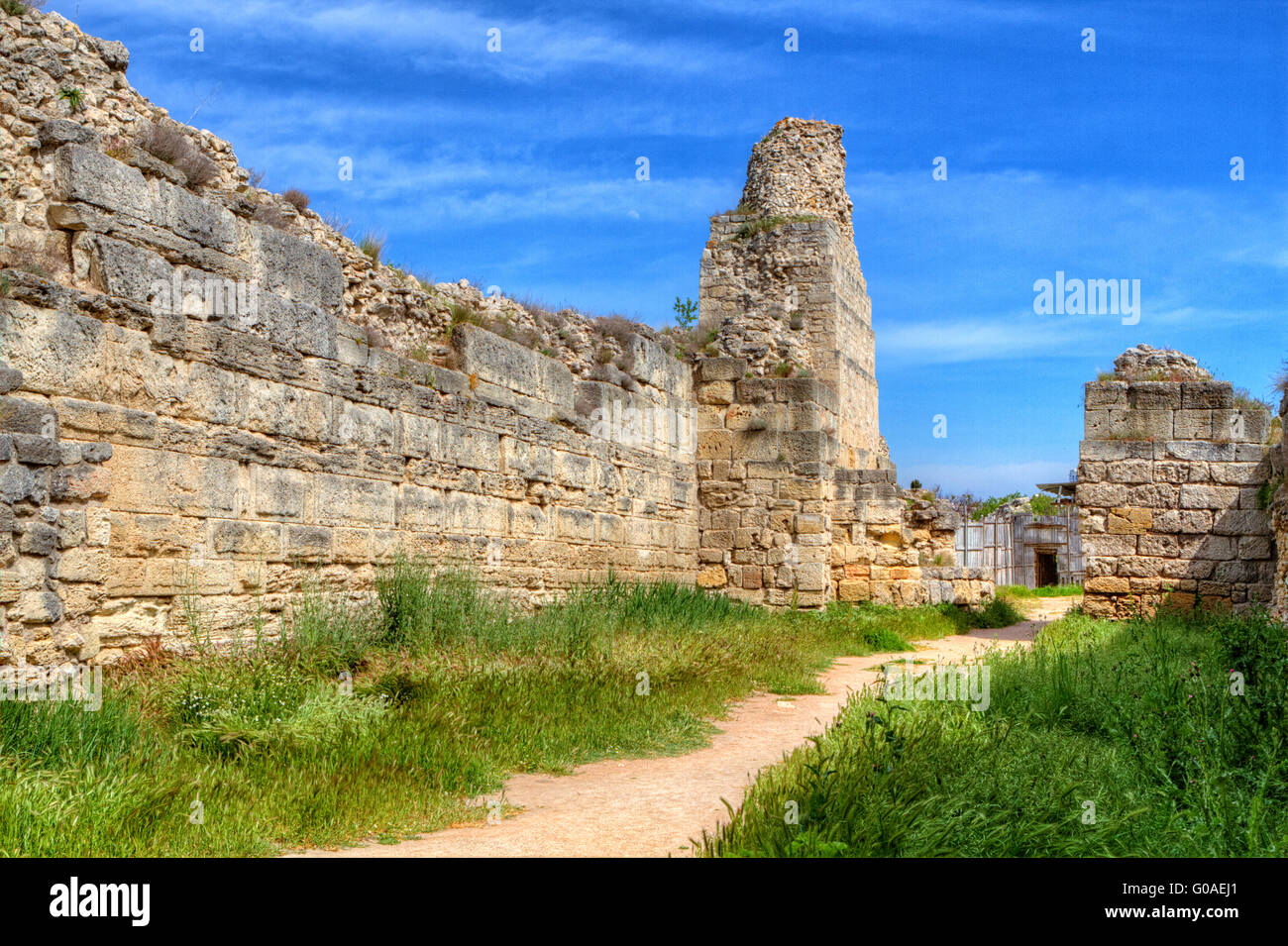 The remains of the ancient city of Chersonesus Stock Photo - Alamy
