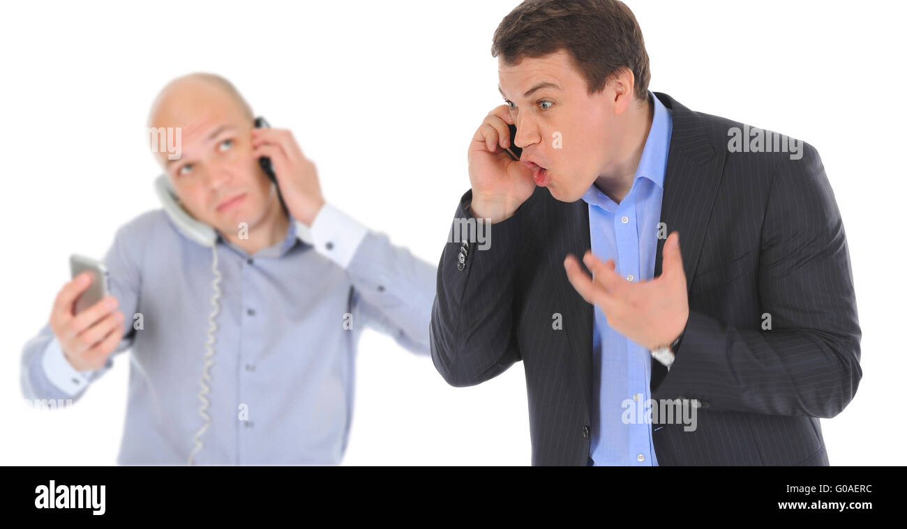 Business people talking over Cut Out Stock Images & Pictures - Alamy