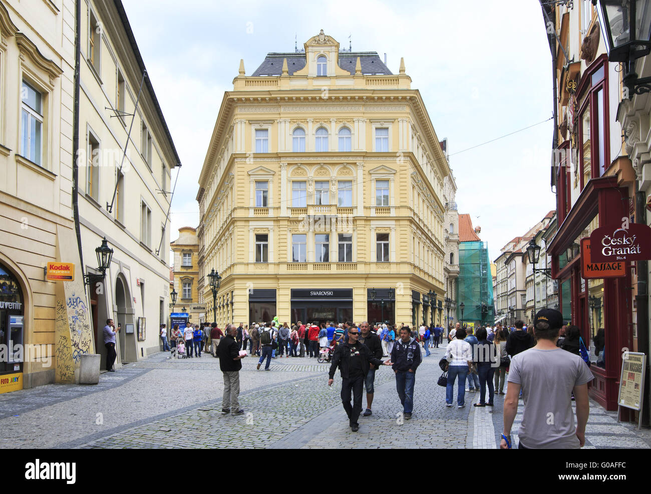 Architecture in the historical centre of Prague Stock Photo - Alamy