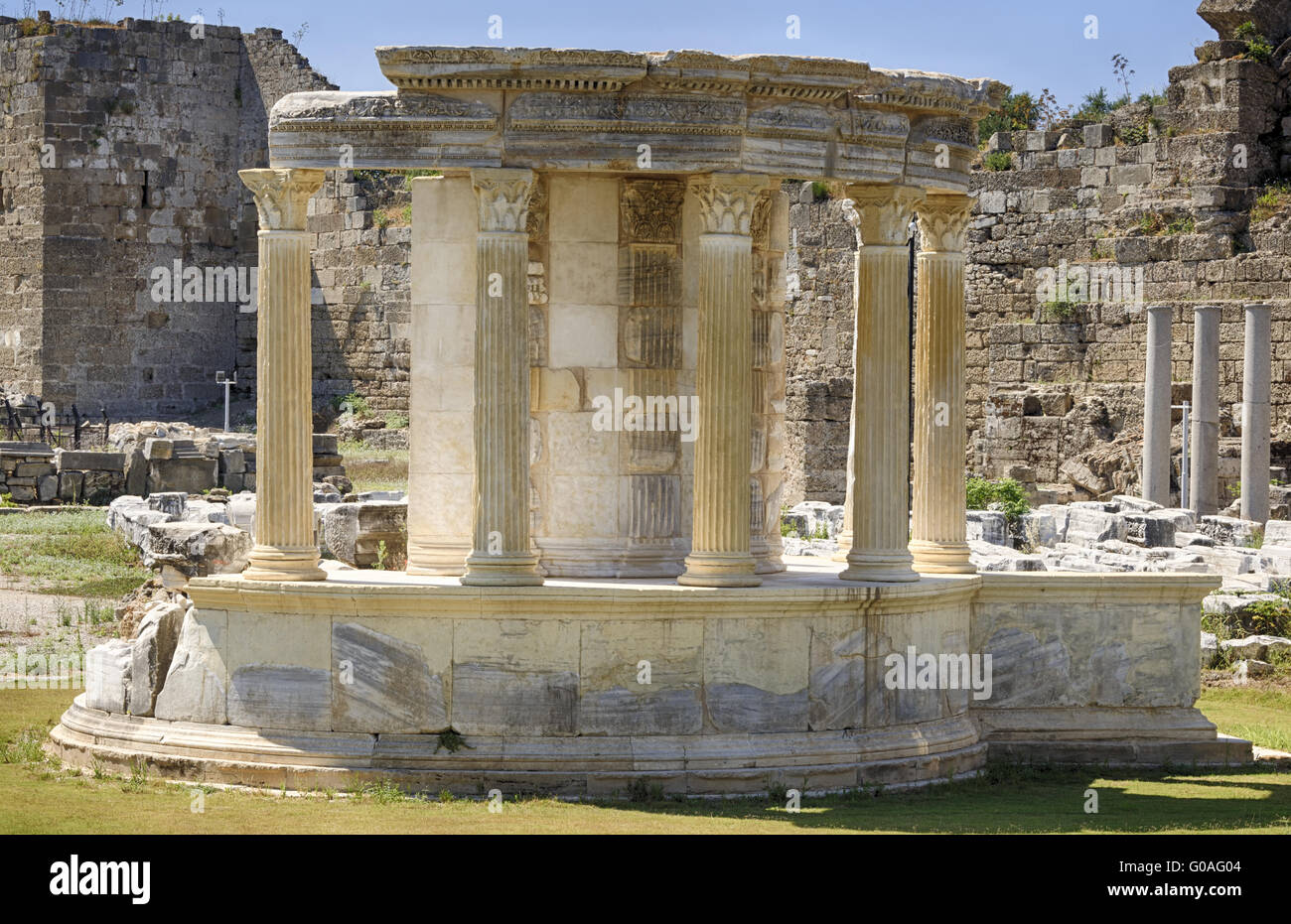 Agora of Side Stock Photo - Alamy