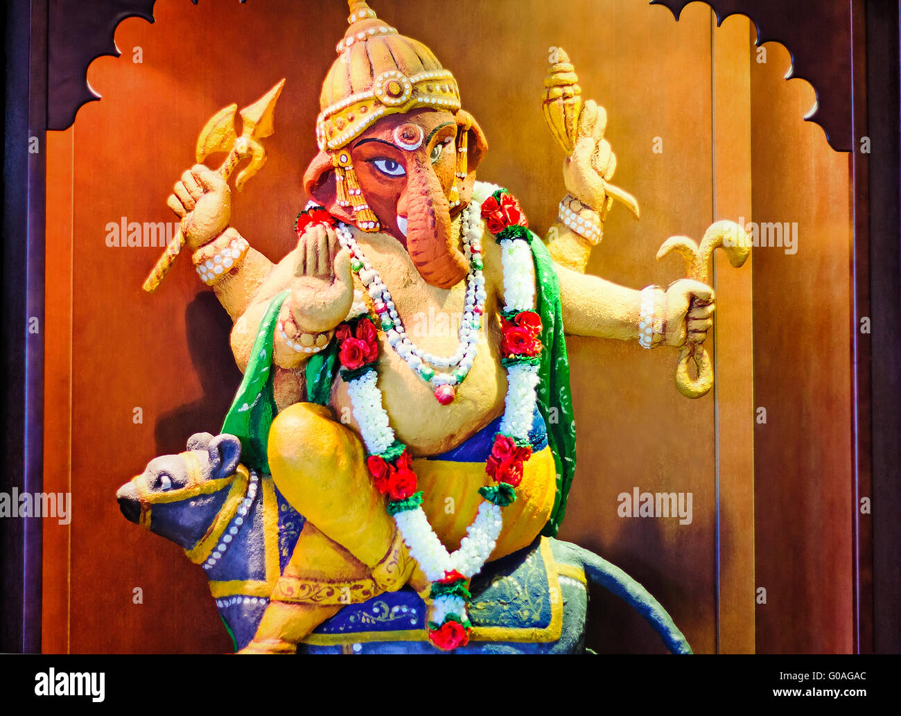 Statue of the Indian deity Ganesh Stock Photo - Alamy