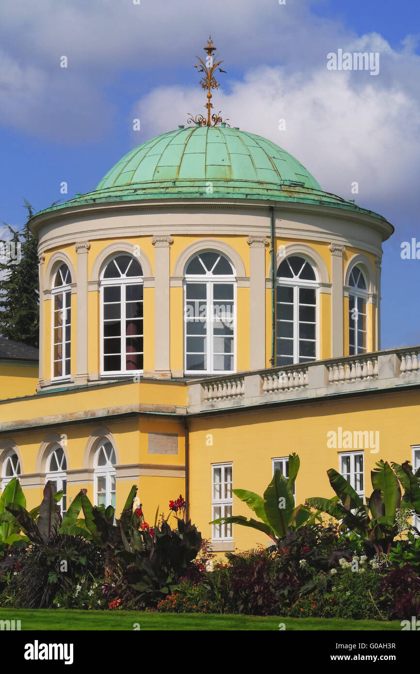 Hanover - Library Pavilion on the Berggarten Stock Photo - Alamy