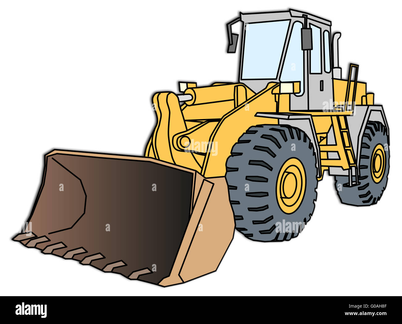 Hydraulischer Cut Out Stock Images & Pictures - Alamy