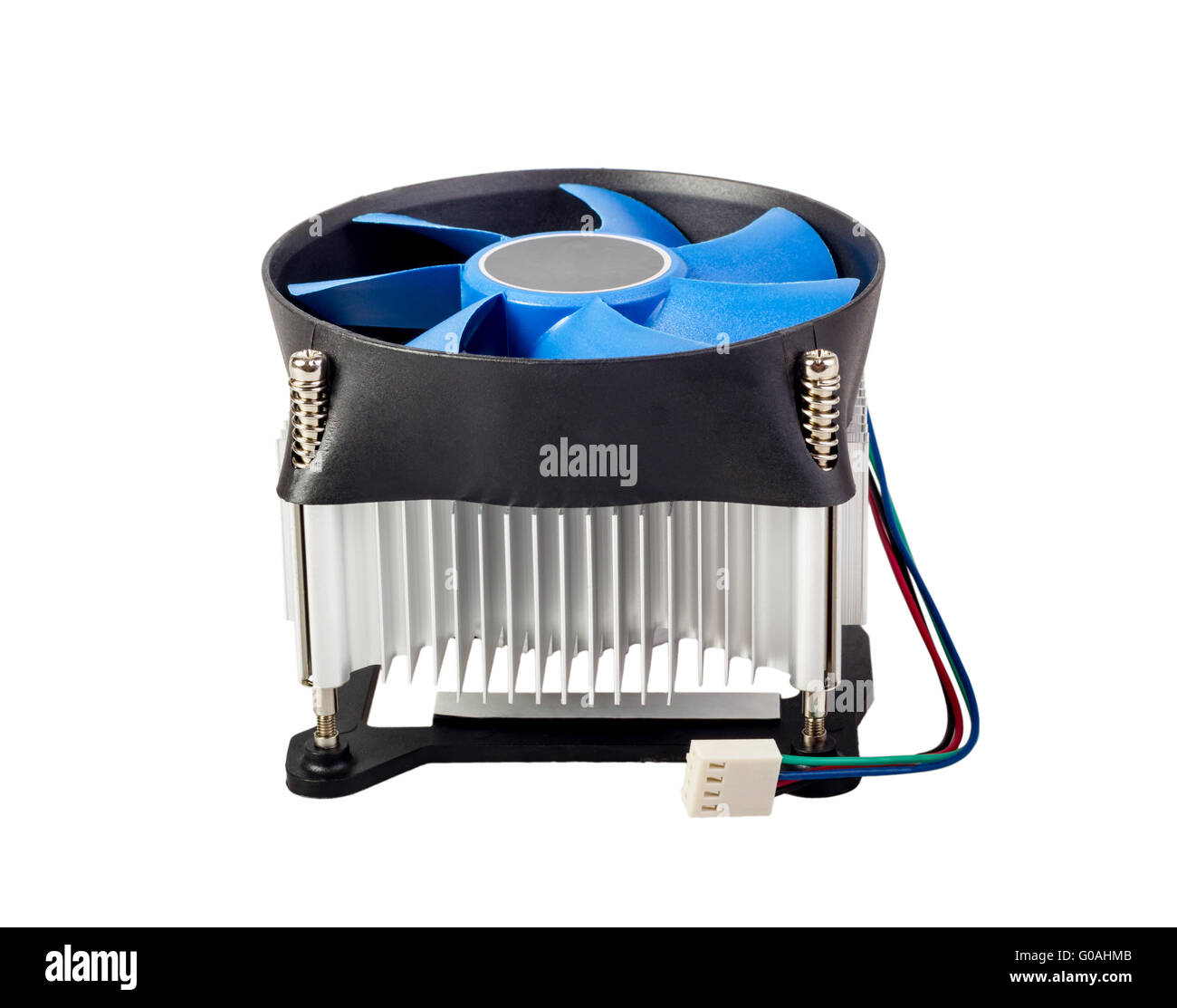Computer CPU cooler isolated on a white background Stock Photo - Alamy