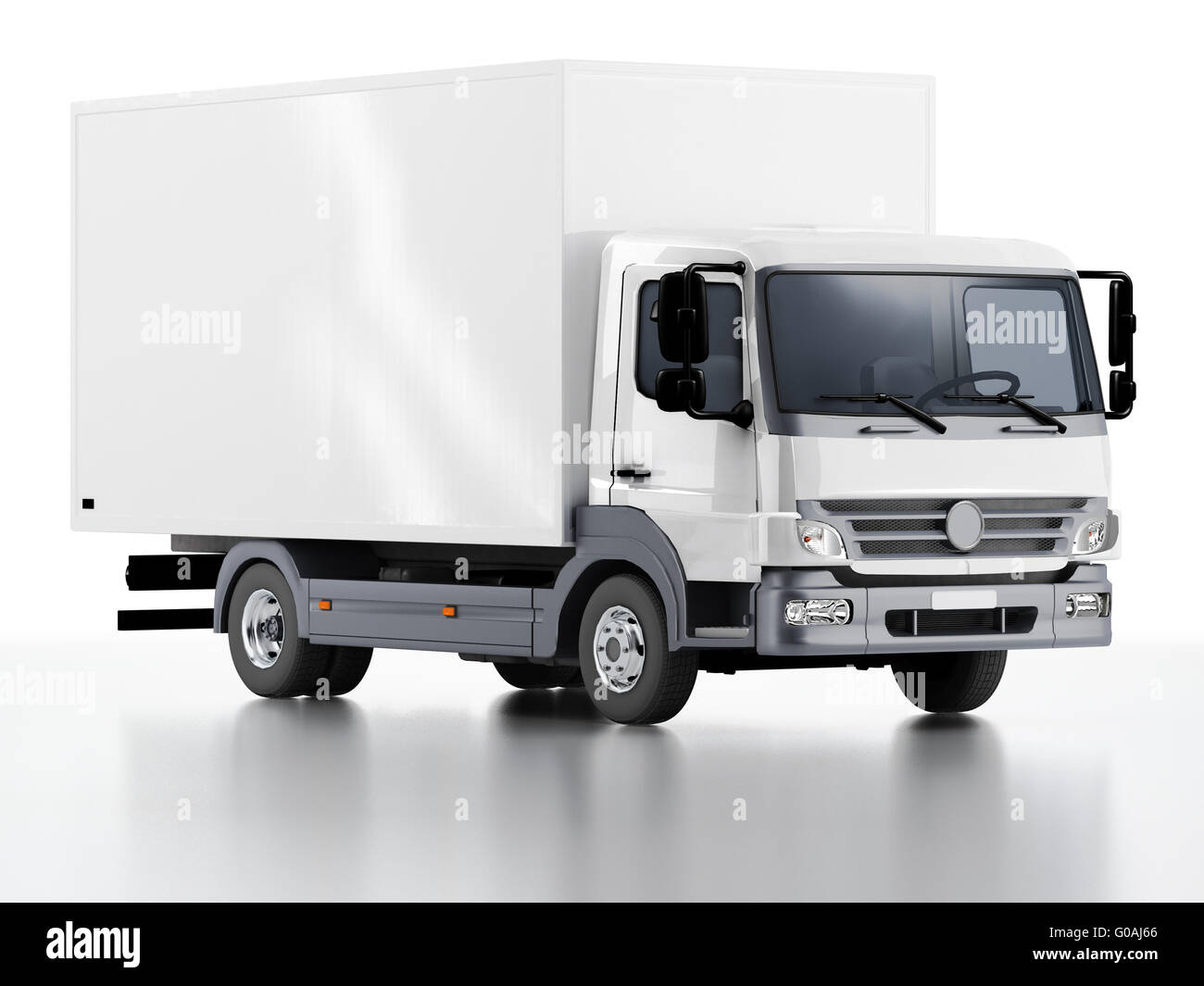 Commercial Delivery / Cargo Truck Stock Photo - Alamy