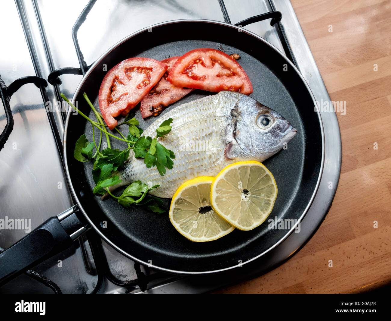Kitchen cuisine mediterran hi-res stock photography and images - Alamy