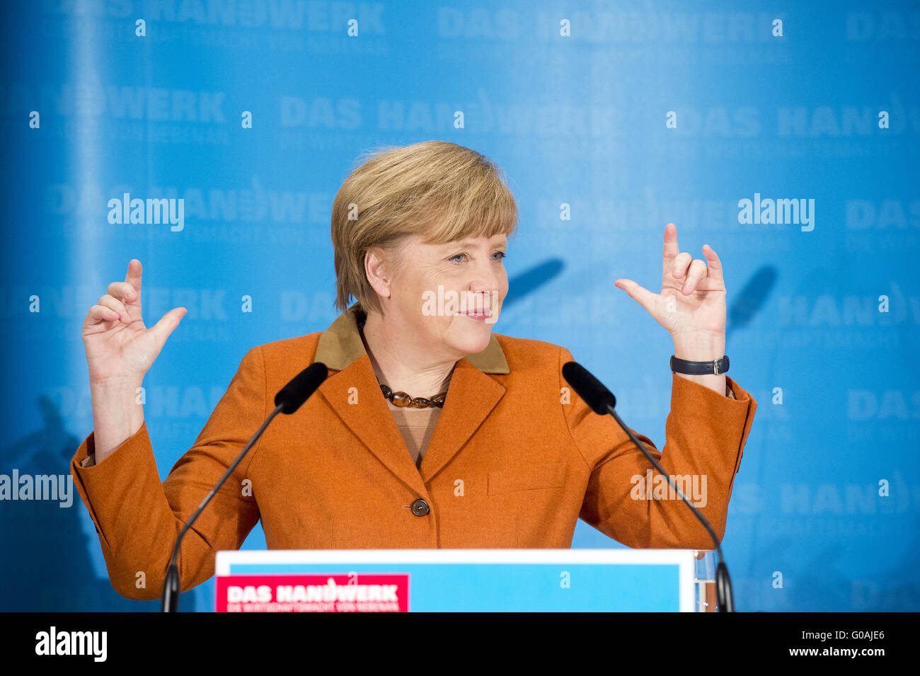 Chancellor germany angela merkel hands hi-res stock photography and ...