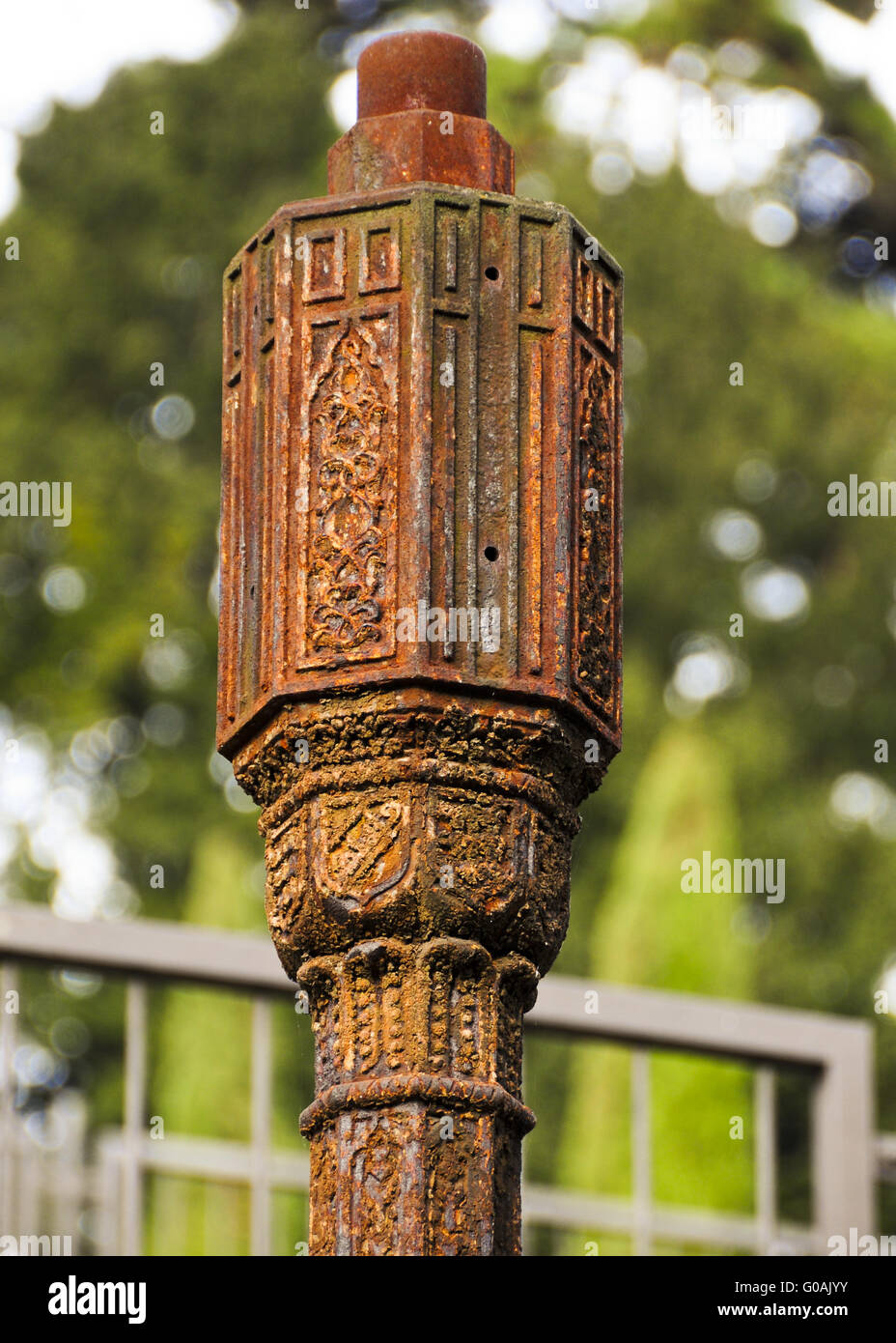 Rusty iron pole hi-res stock photography and images - Alamy