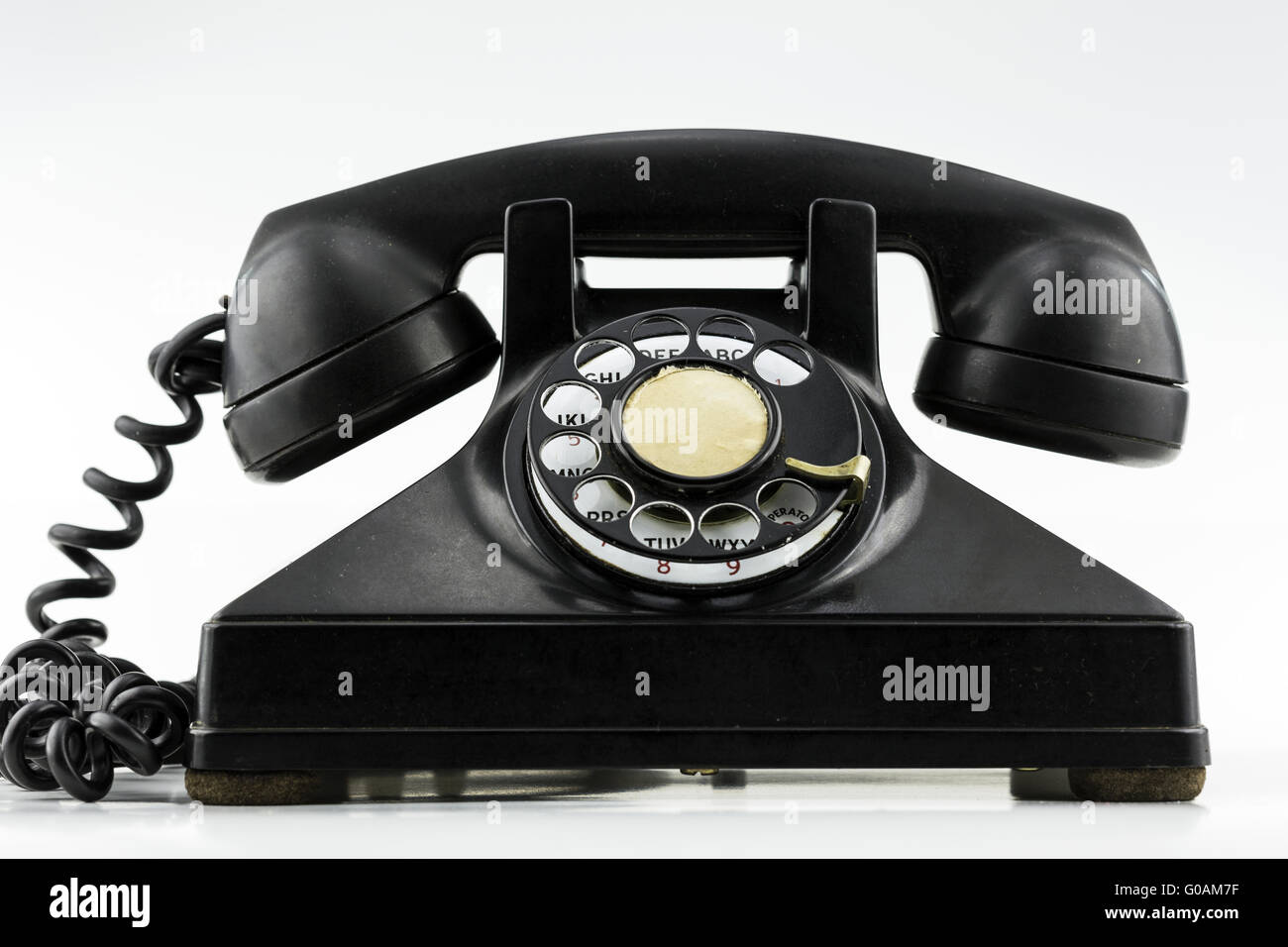 Front View of Phone Stock Photo - Alamy