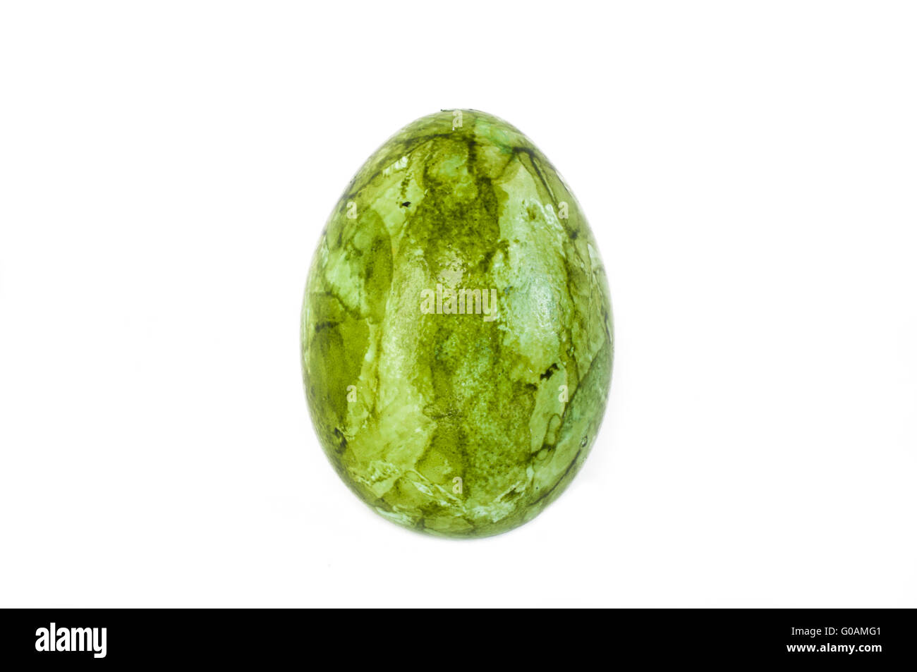 green easter egg Stock Photo - Alamy