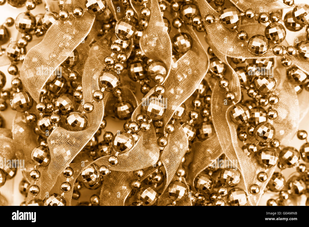 Close up of yellow garland. Whole background Stock Photo - Alamy