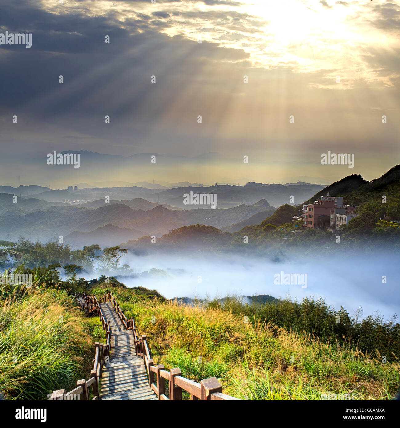 The imaaging of beautiful landscape with nice nature color Stock Photo ...