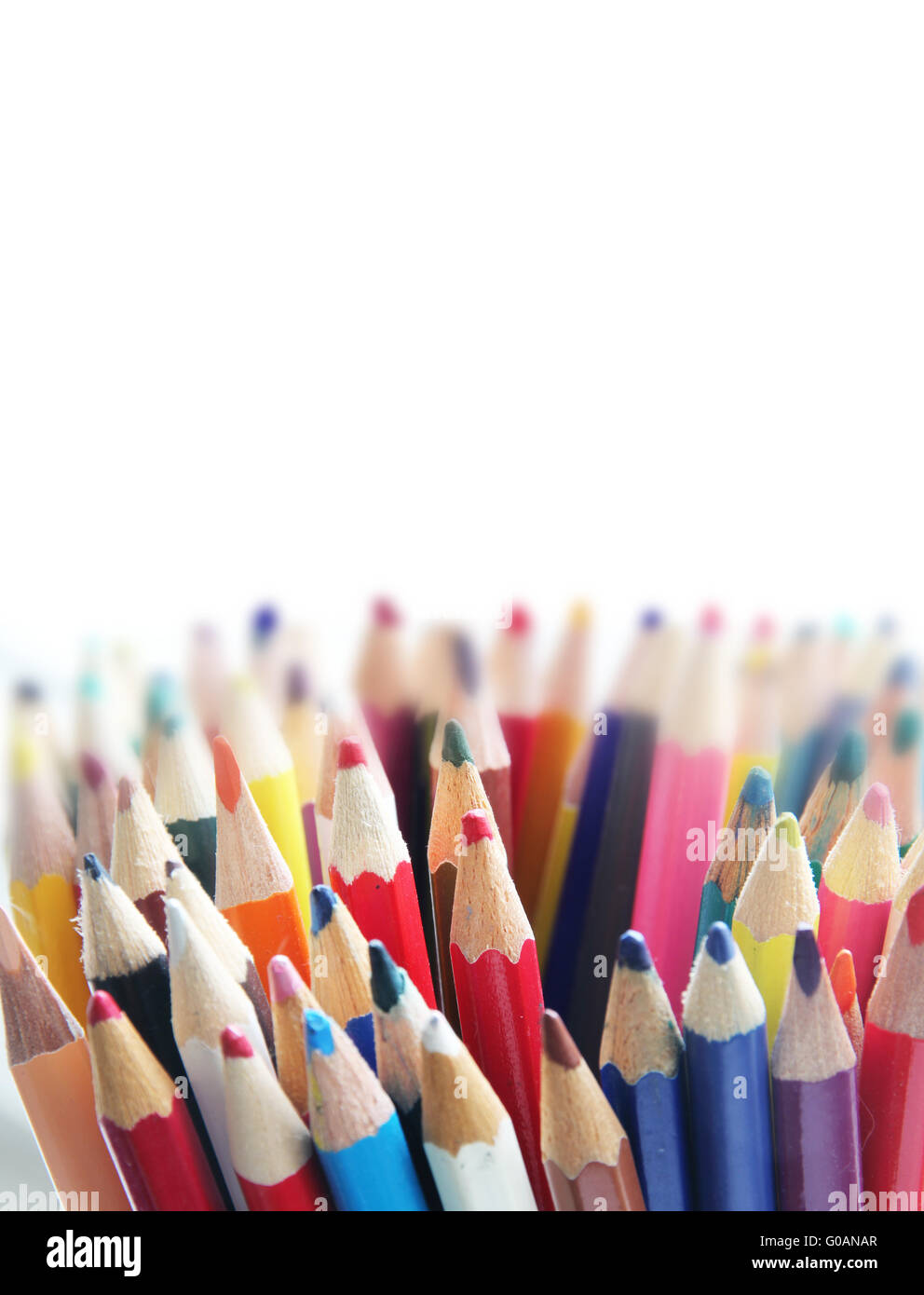 Pencils of different colors Stock Photo - Alamy