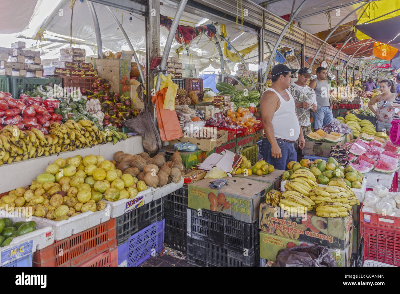 The Floating Market Curacao Dutch West Indies Stock Photo - Alamy