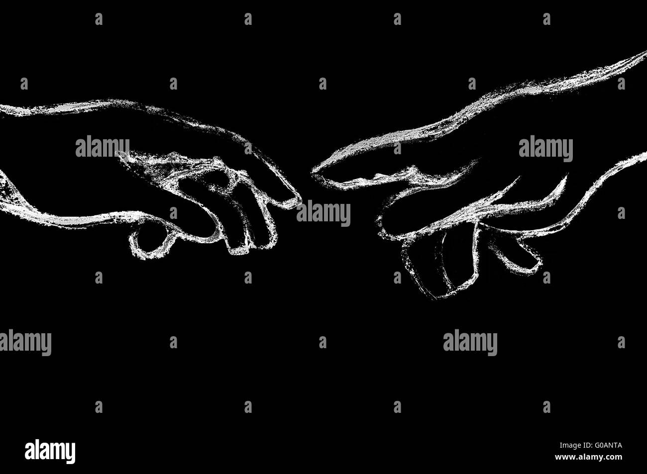 The Creation Of Adam Hands High Resolution Stock Photography and Images ...