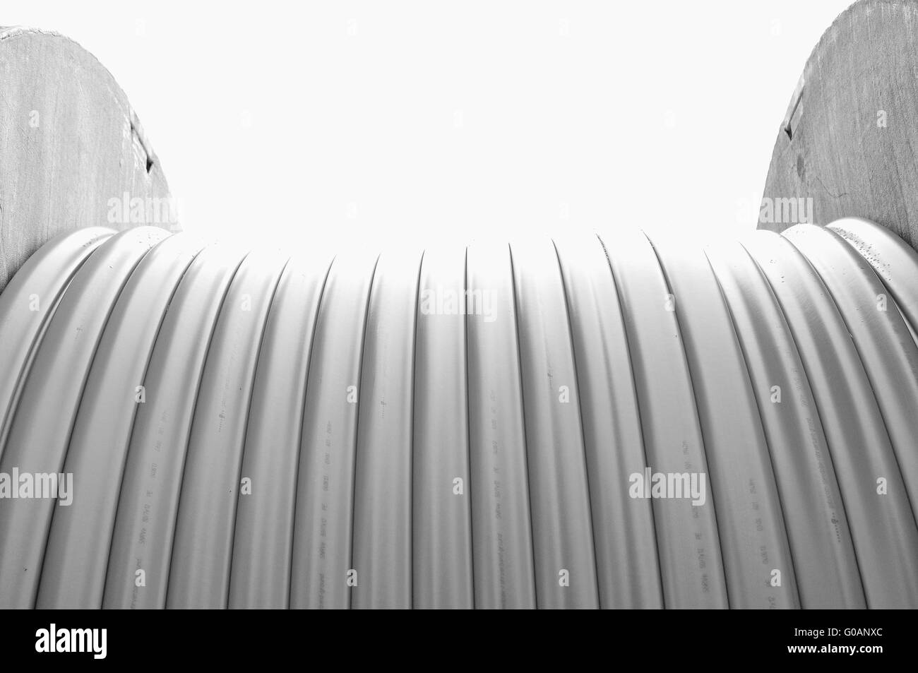 Role of fiber-optic cable in black and white Stock Photo - Alamy