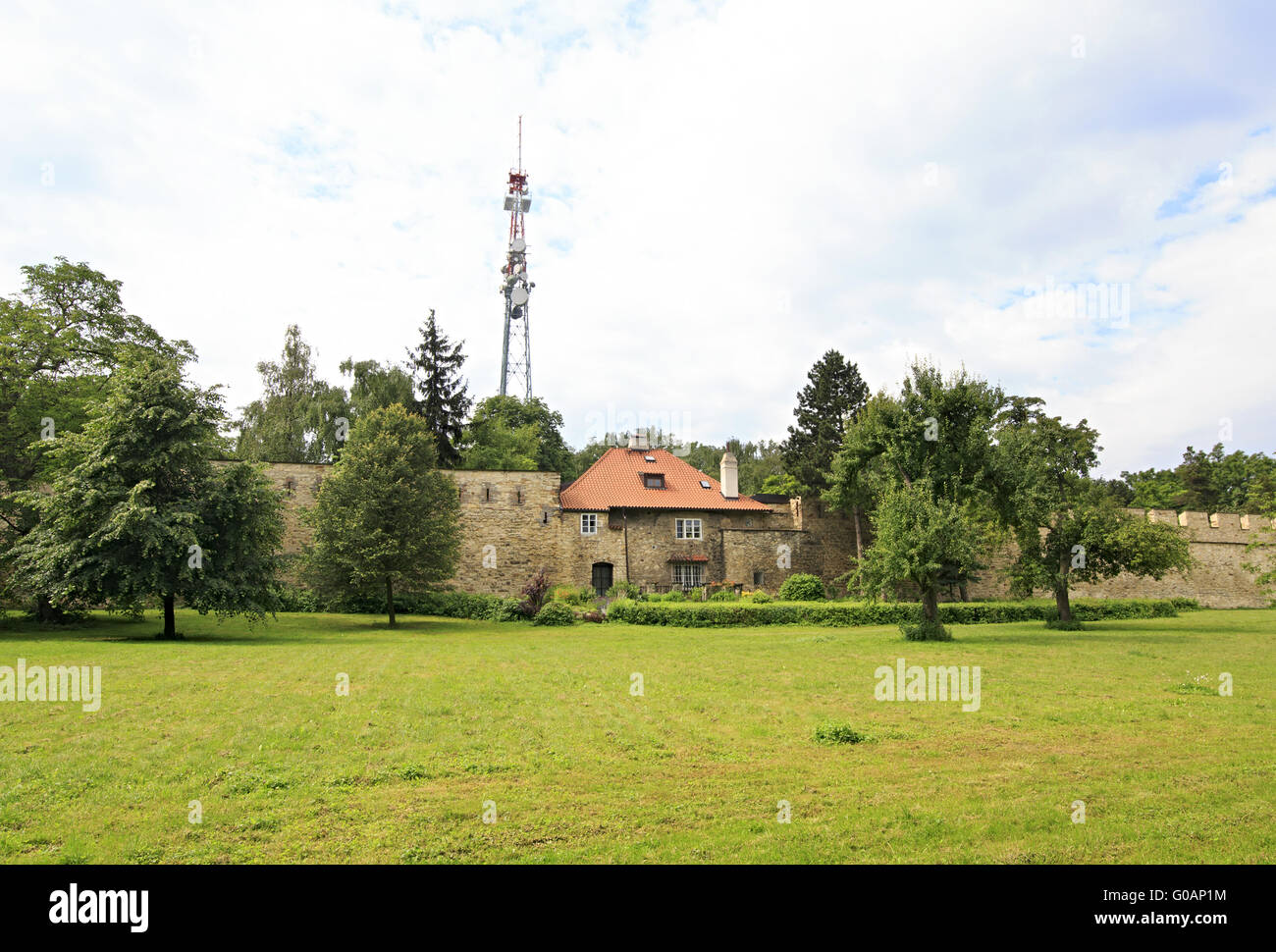 Wall hunger at Petrin lookout tower in Prague Stock Photo - Alamy