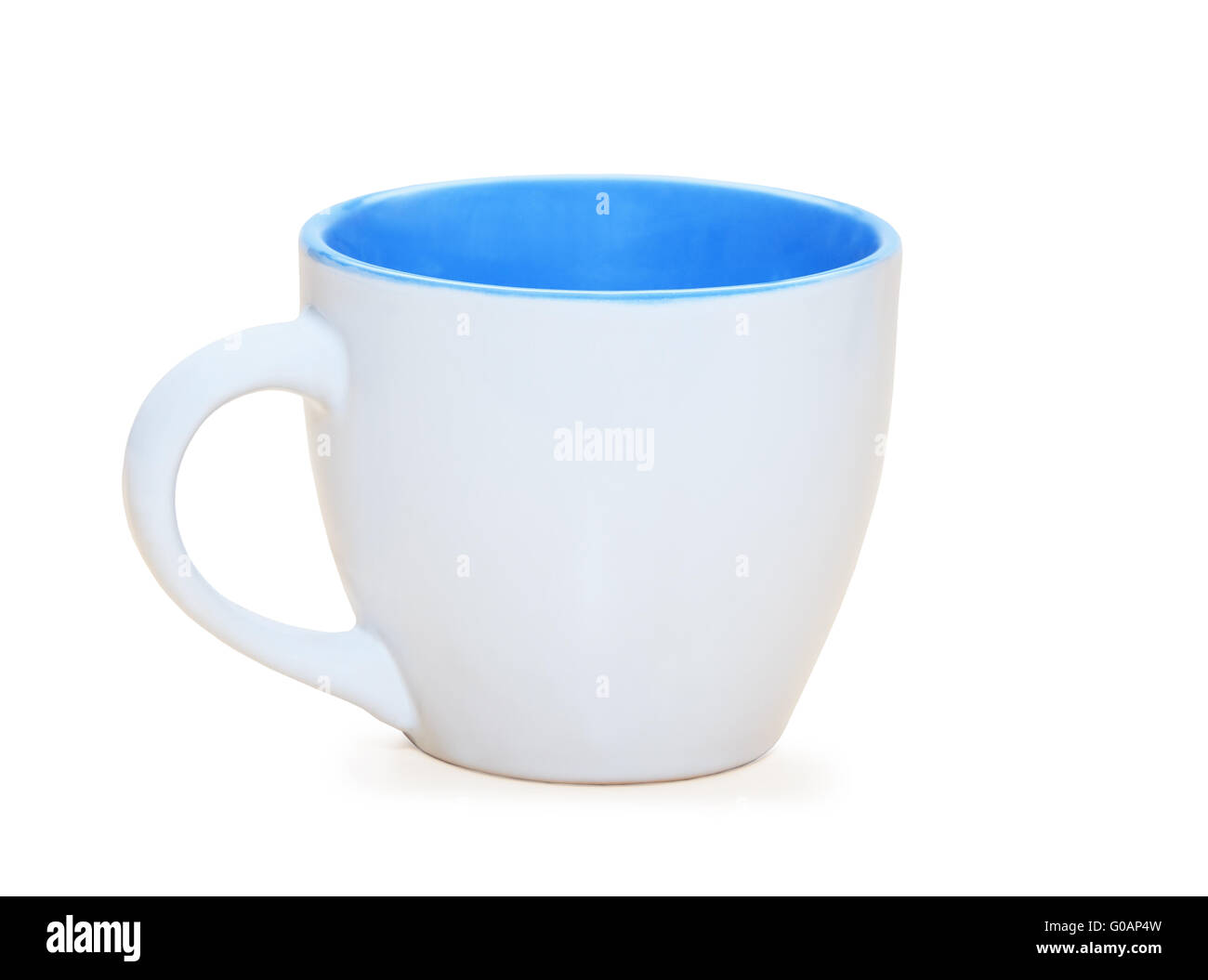 White coffee cup isolated over white background Stock Photo - Alamy
