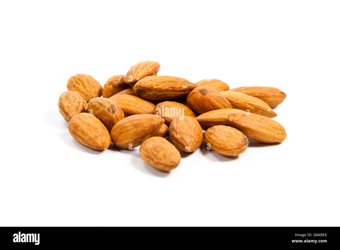 almond nuts isolated Stock Photo - Alamy