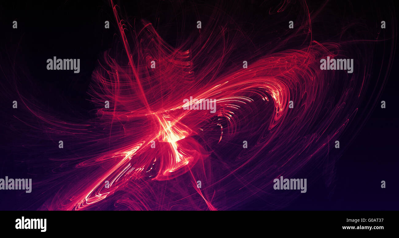 Yellow particles curves on black hi-res stock photography and images ...