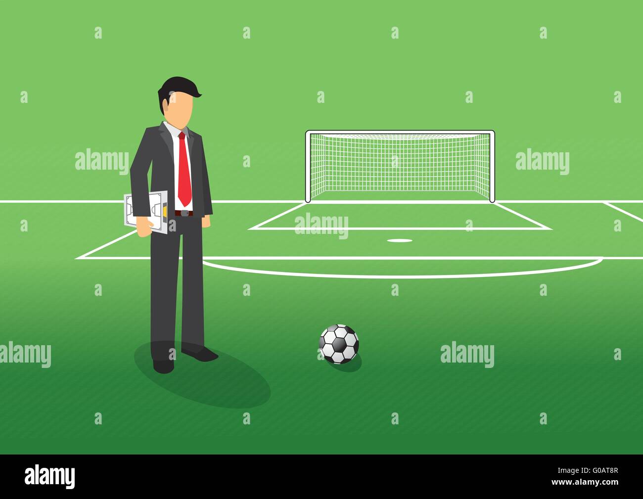 Professional football manager Stock Vector Images - Alamy