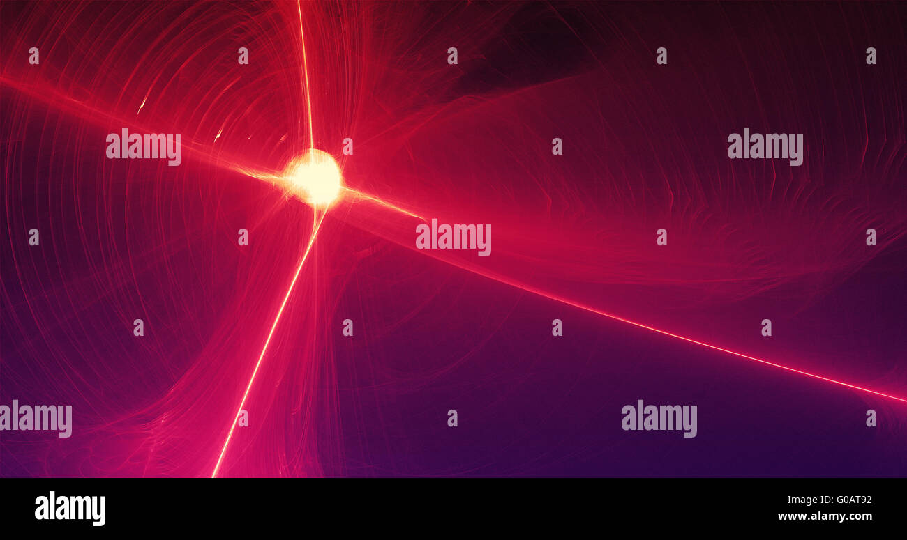 Red And Yellow Lines Curves Particles Design Against Black Background ...