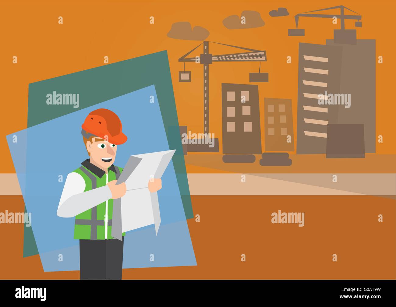 Land surveying Stock Vector Images - Alamy