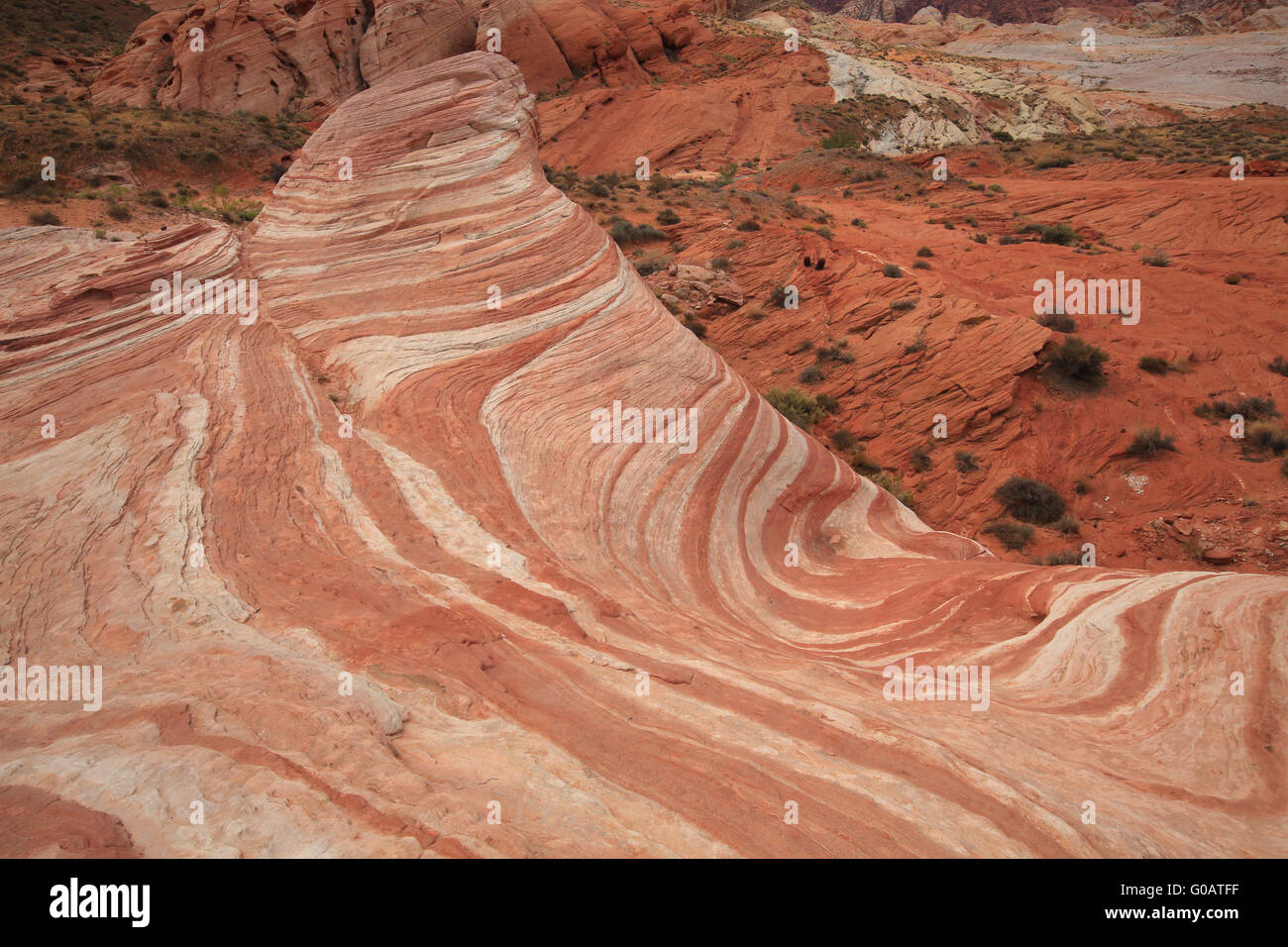 Valley of Fire Wave Stock Photo - Alamy