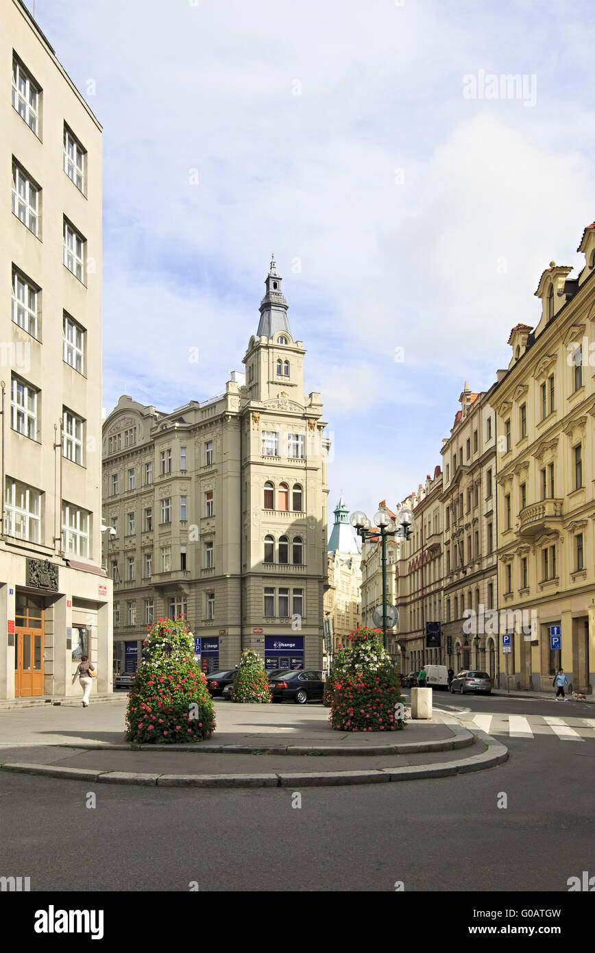 Architecture in the historical centre of Prague Stock Photo - Alamy