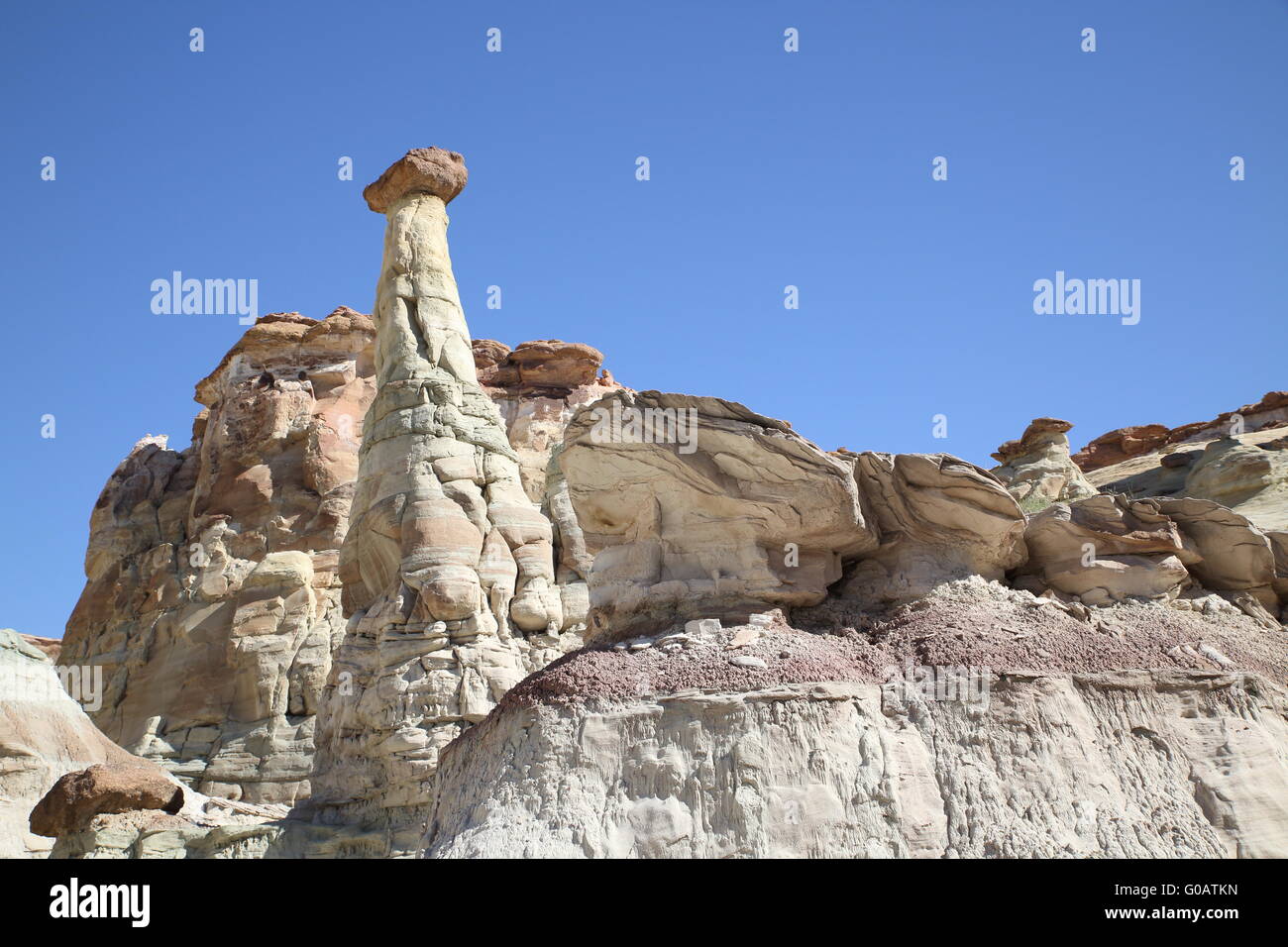 White Valley Hoodos Stock Photo - Alamy