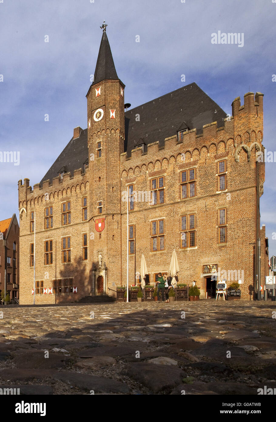 Gothic Town Hall, Kalkar, Lower Rhine, Germany Stock Photo - Alamy