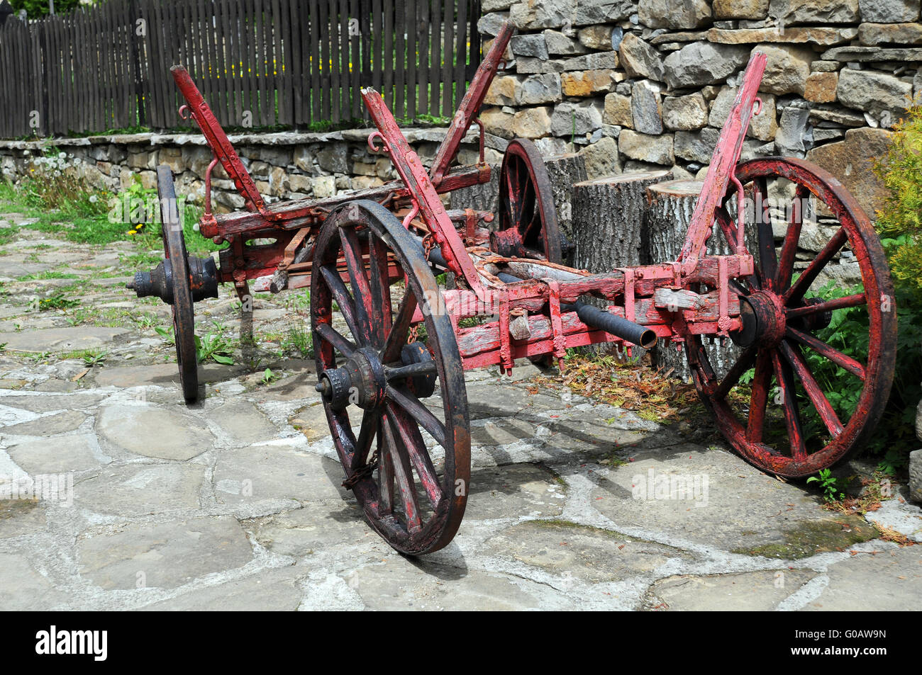 Old Vintage Cart Stock Photo - Alamy