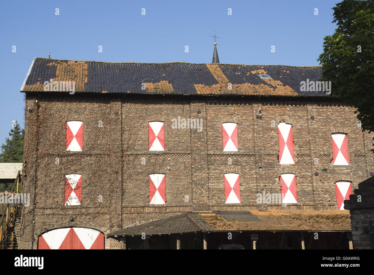 Outhouse of the Castle Satzvey, Mechernich, Eifel Stock Photo - Alamy