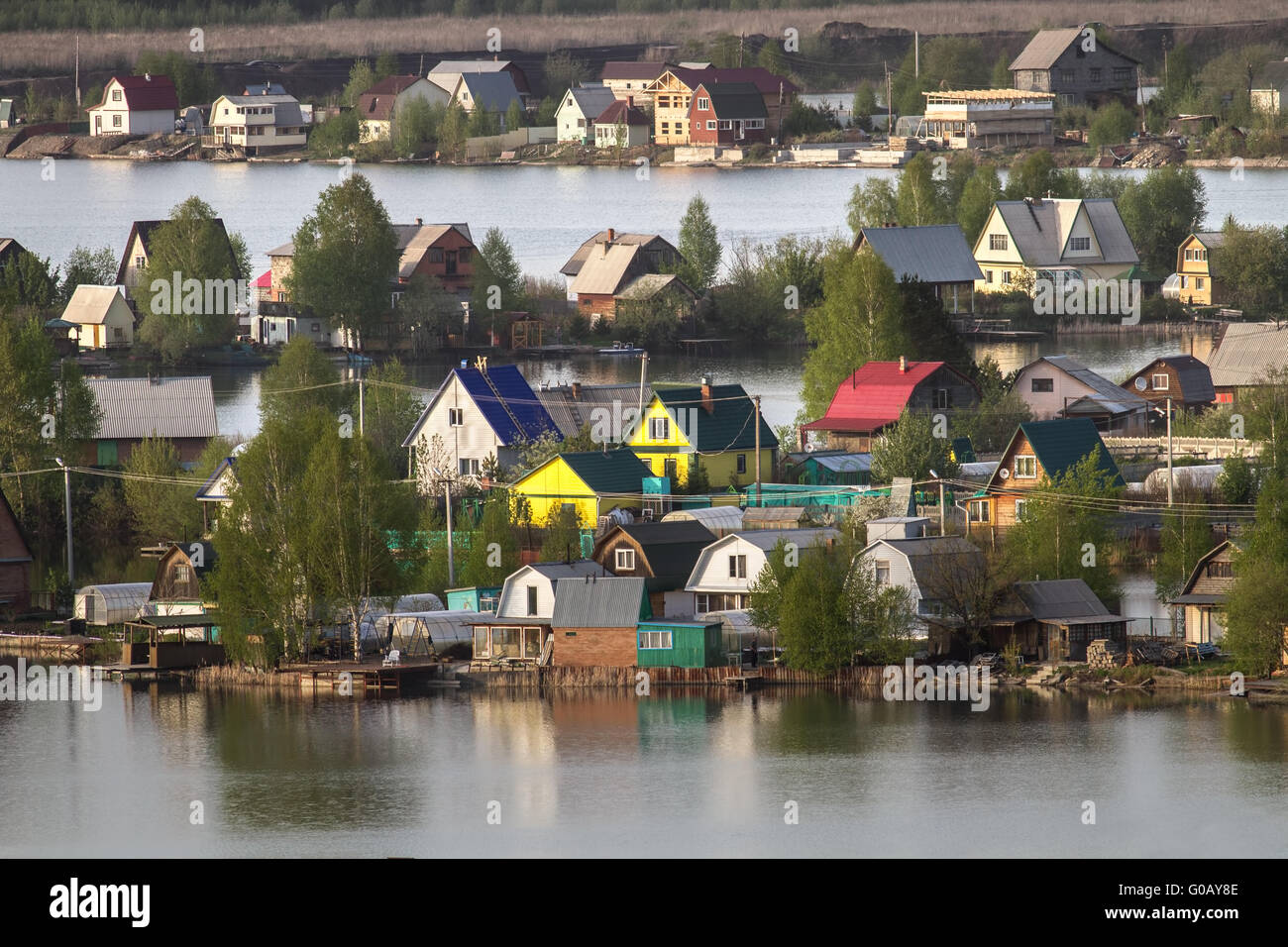 Village human settlement hi-res stock photography and images - Alamy