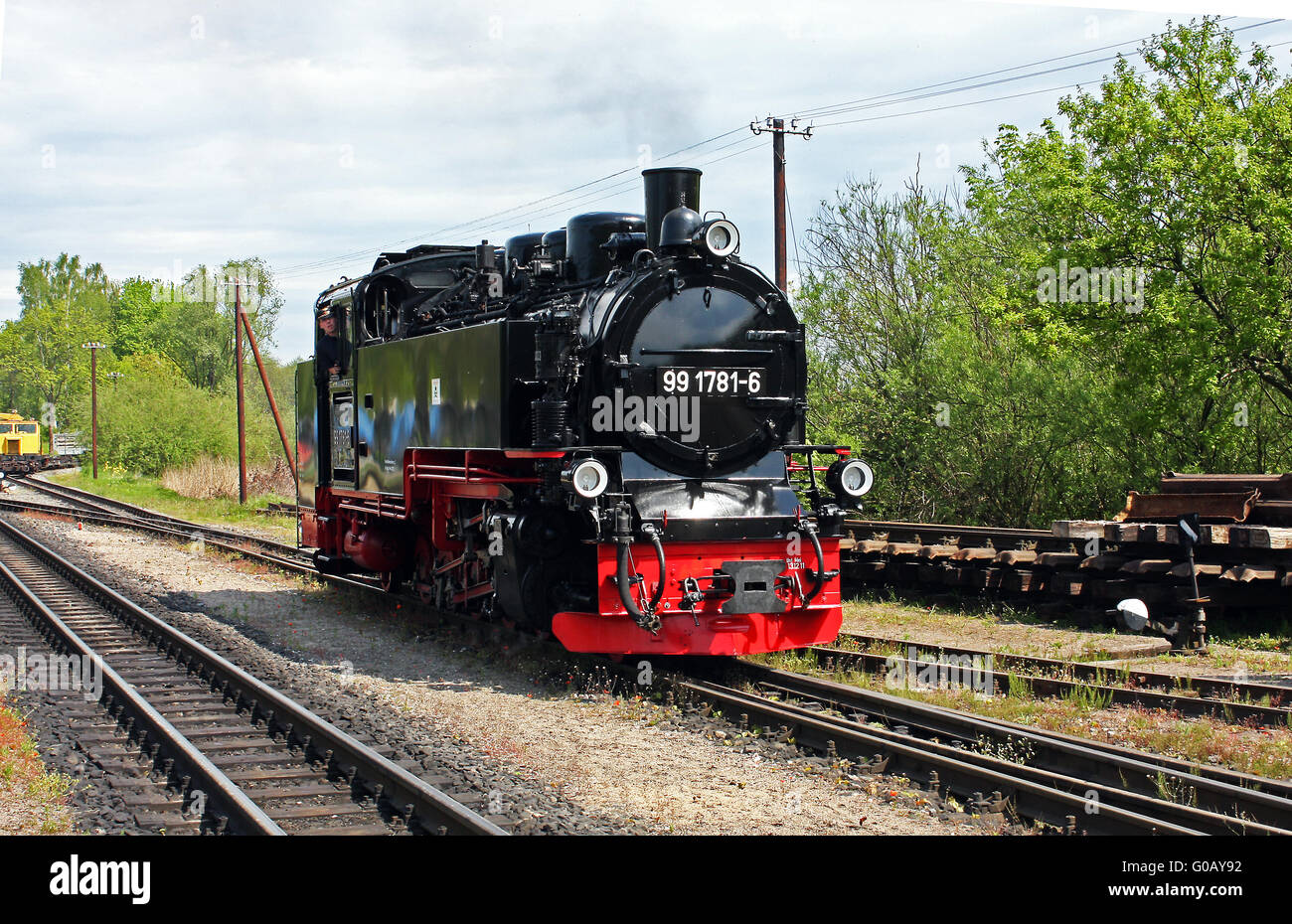 Steam locomotive BR 99 Stock Photo - Alamy