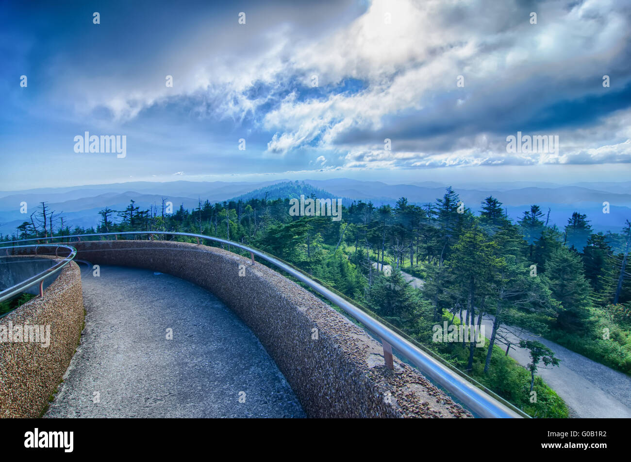 Clingmans Dome - Great Smoky Mountains National Park Stock Photo - Alamy