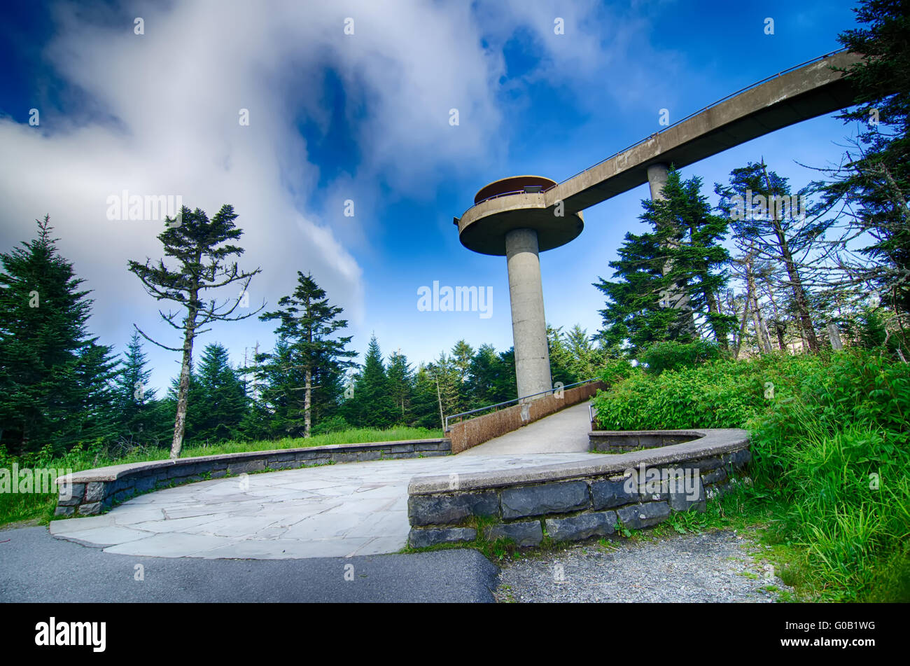 Clingmans Dome - Great Smoky Mountains National Park Stock Photo - Alamy