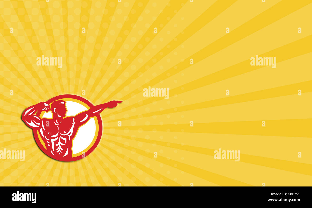 Body builder business card hi-res stock photography and images - Alamy