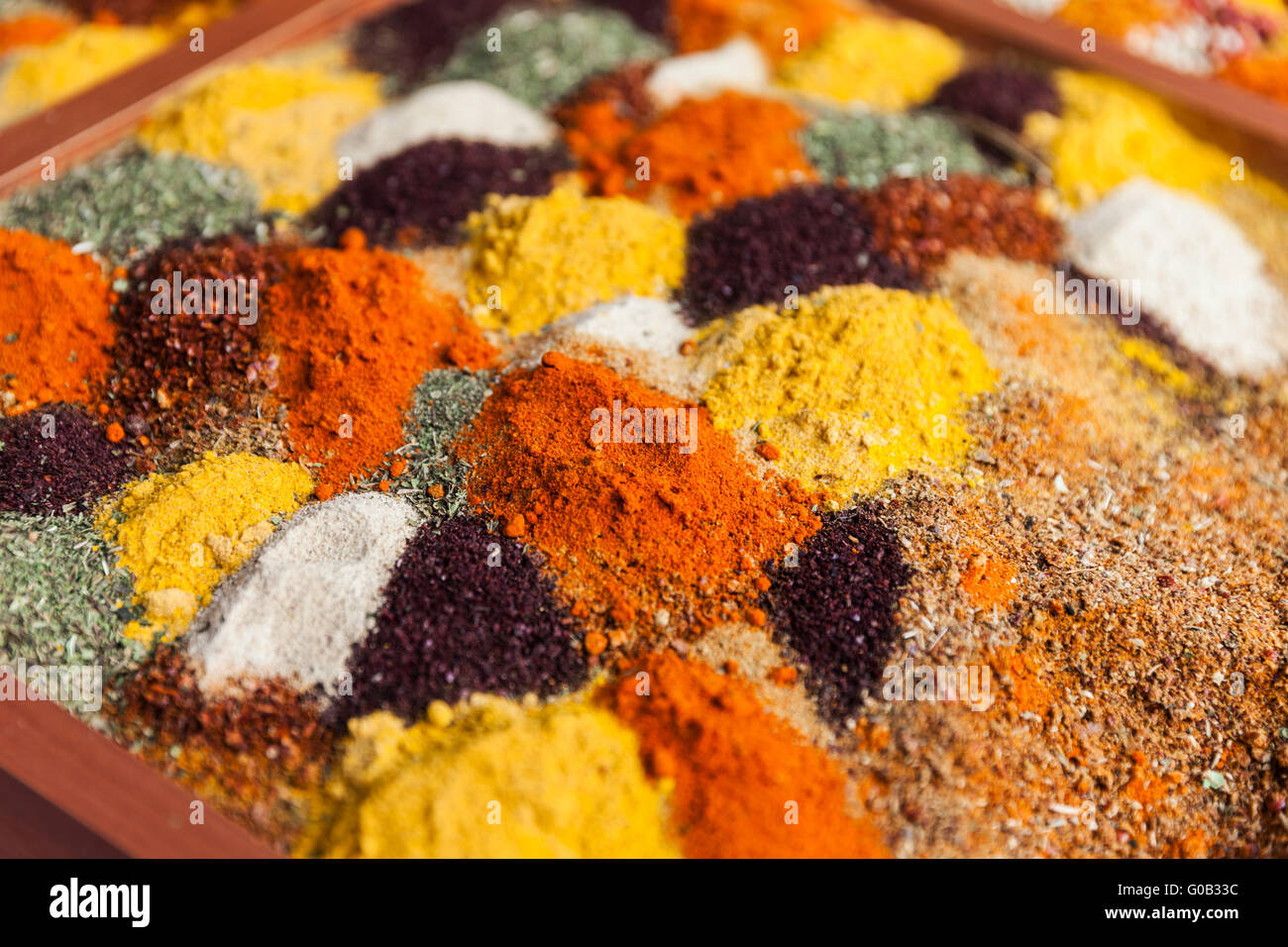 Pepper powder herbal spice condiment ingredients a Stock Photo - Alamy